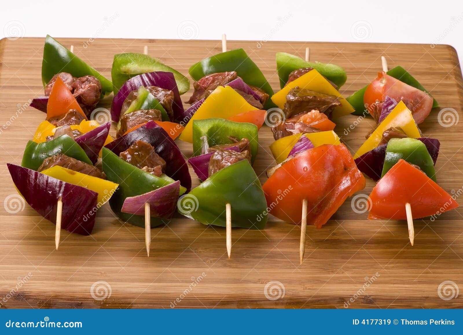 Kabobs stock image. Image of skewers, outdoors, charcoal - 4177319