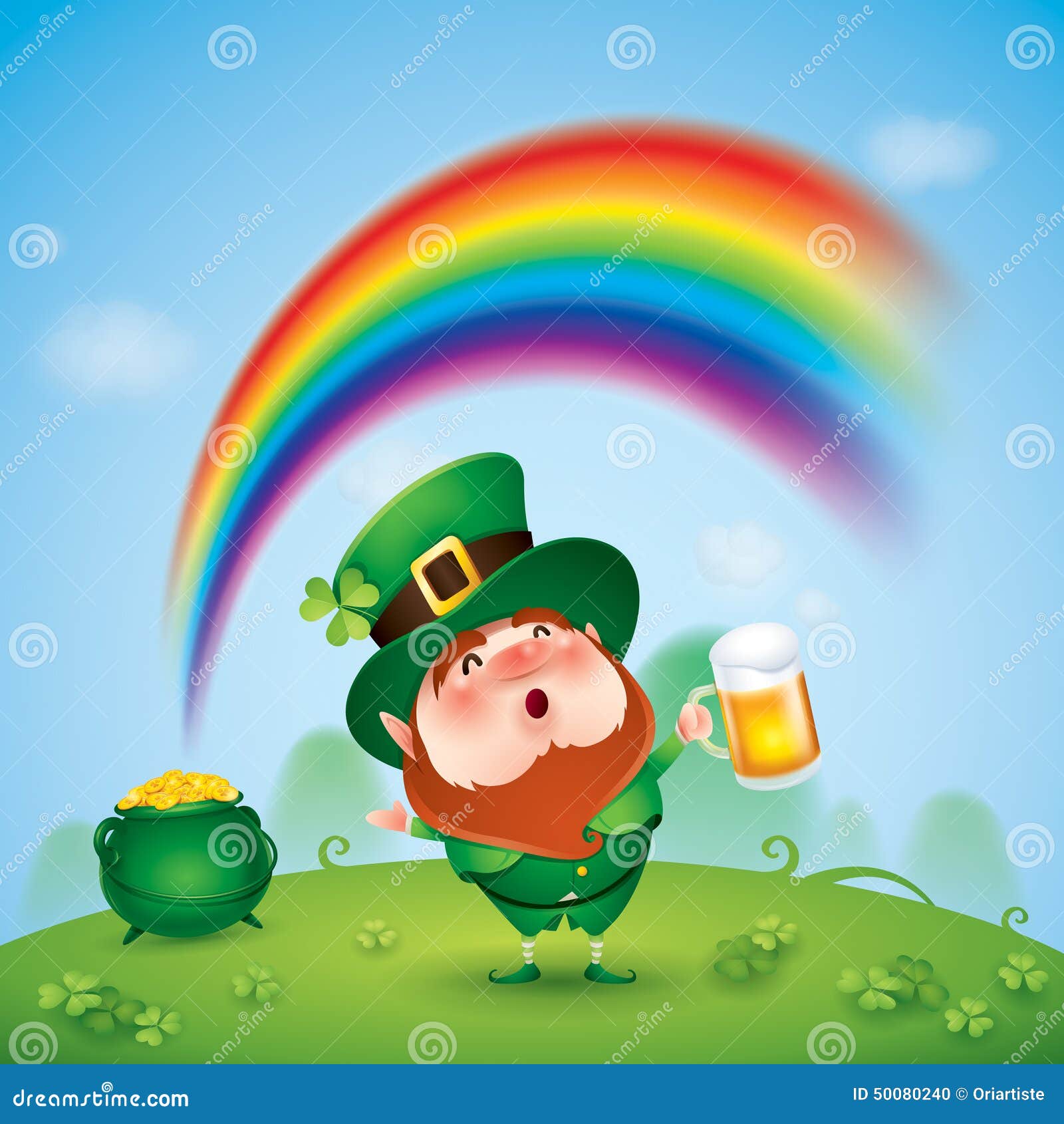 Kabouter Pot Met Goud Png