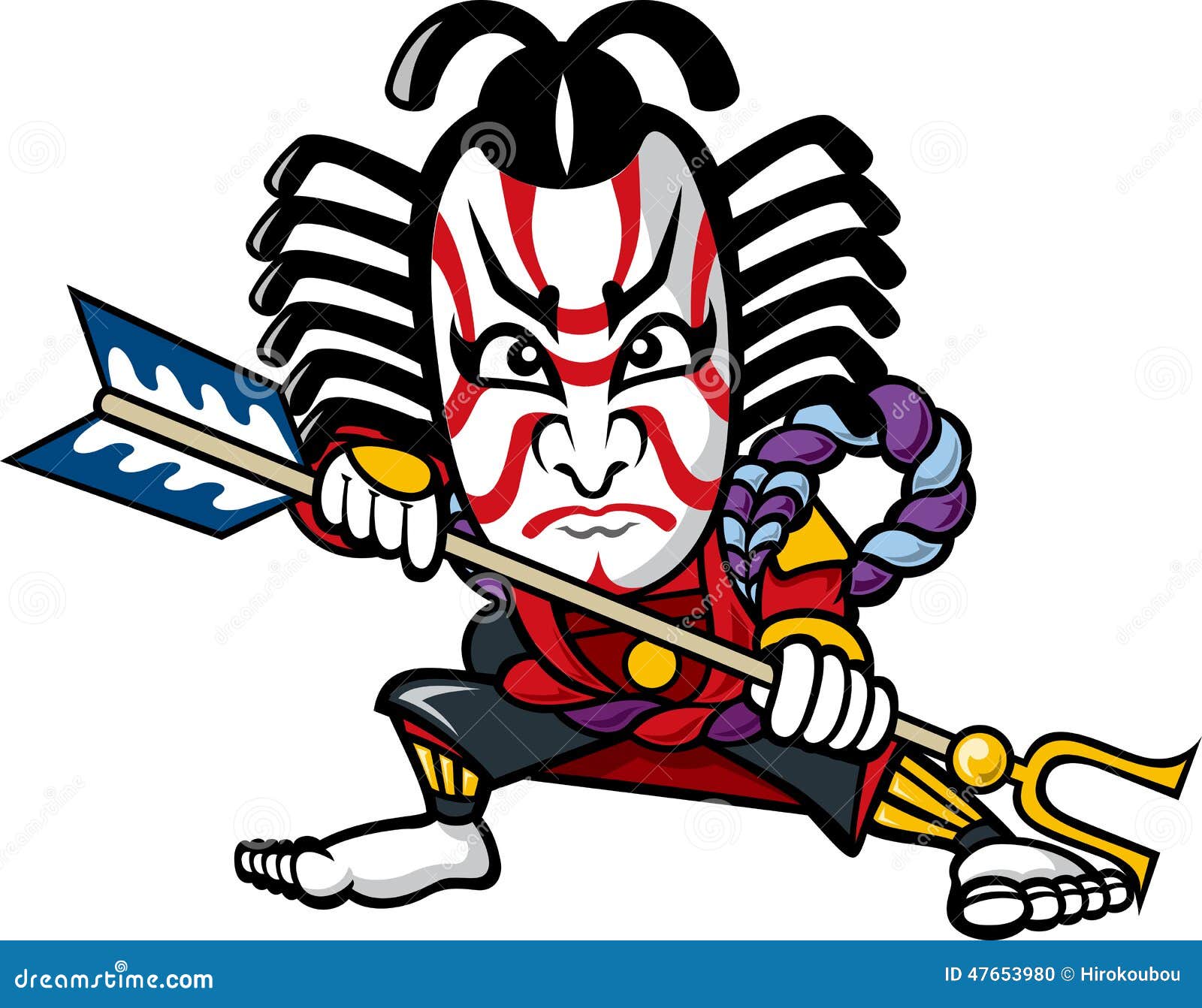 Kabuki ilustração stock. Ilustração de oxidado, sépia - 47653980