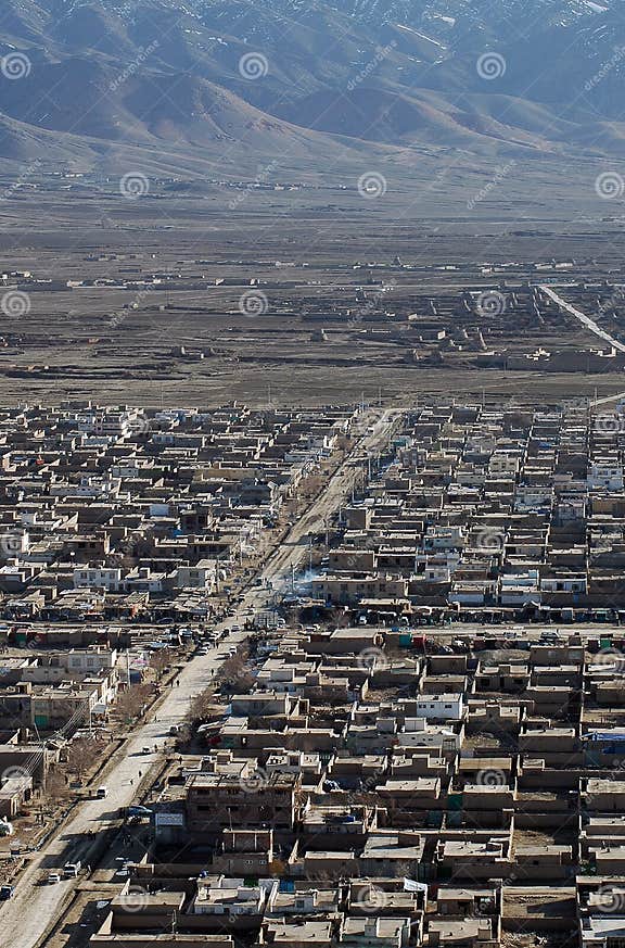 Kabul road stock image. Image of suburbs, travel, mountains - 1490801