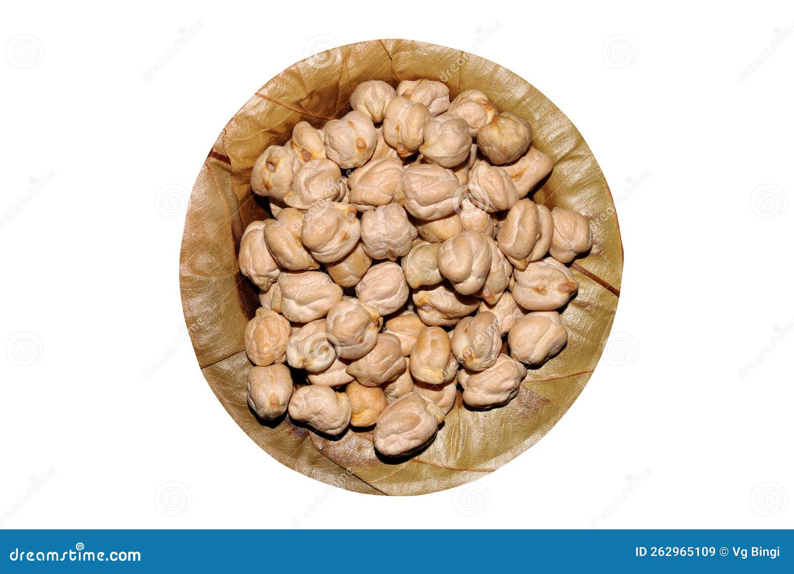 Kabuli Chana on a Sal Tree Leaf Plate Stock Image - Image of patravali ...