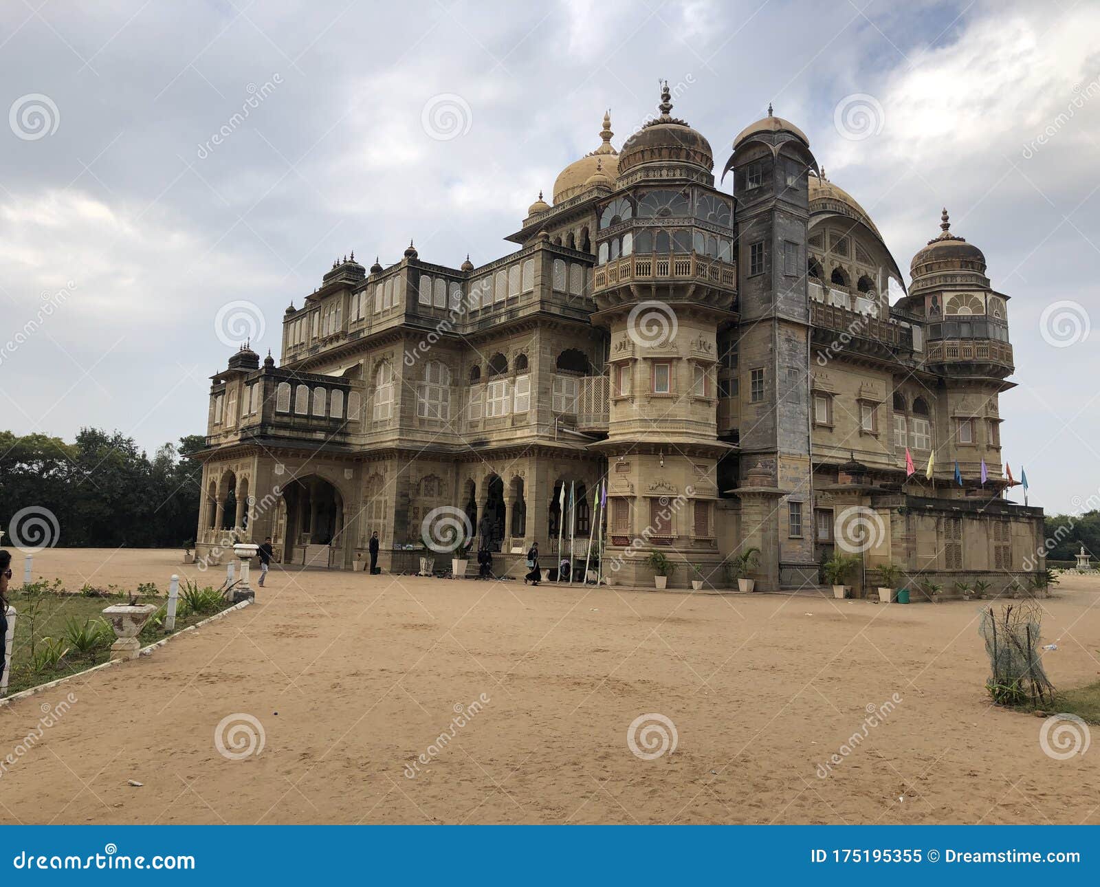 The Kachha Palace by Front Side Editorial Image - Image of front ...