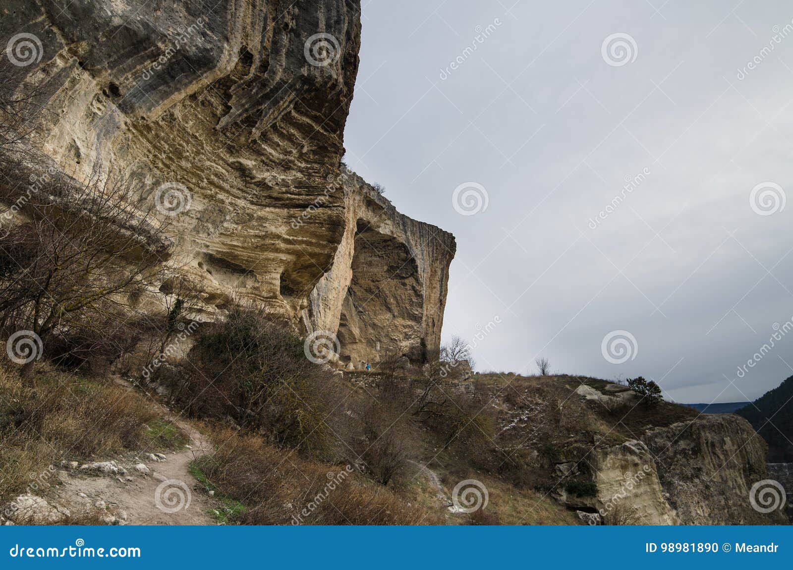 Kachi-Kalion en Crimea foto de archivo. Imagen de reserva - 98981890