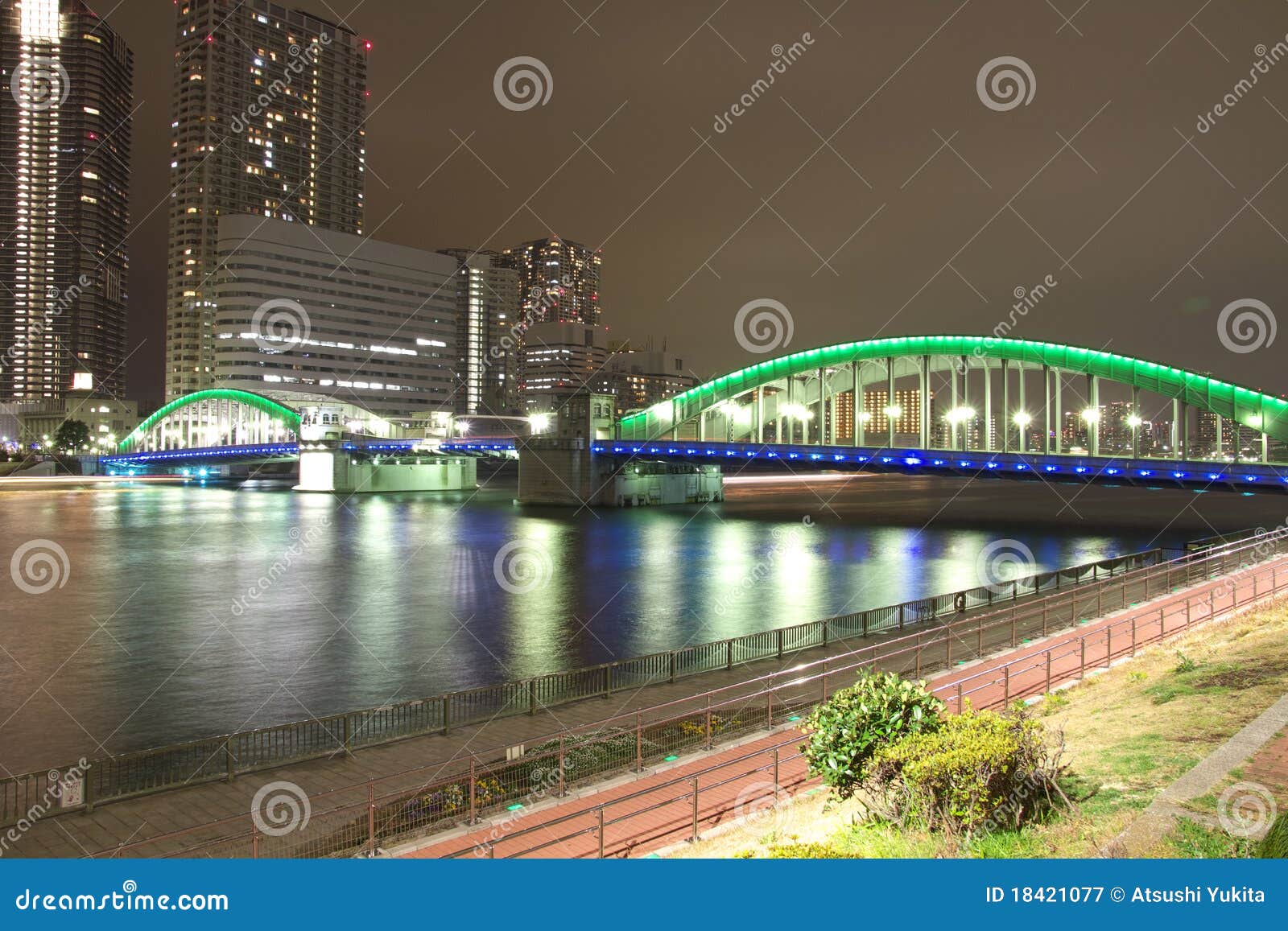 Kachidoki Bridge stock image. Image of rivet, japanese - 18421077