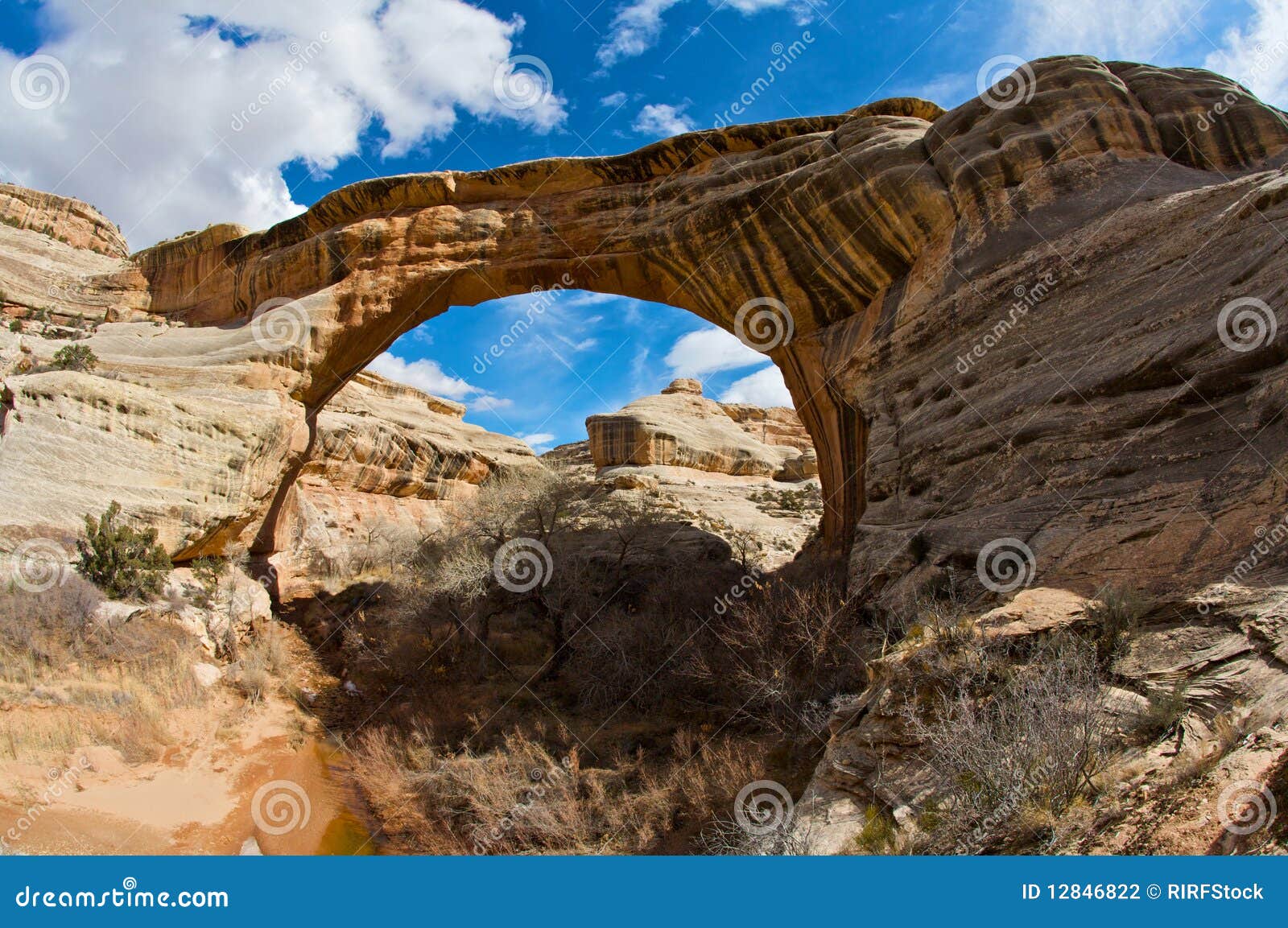Kachina Bridge stock photo. Image of stone, natural, environment - 12846822