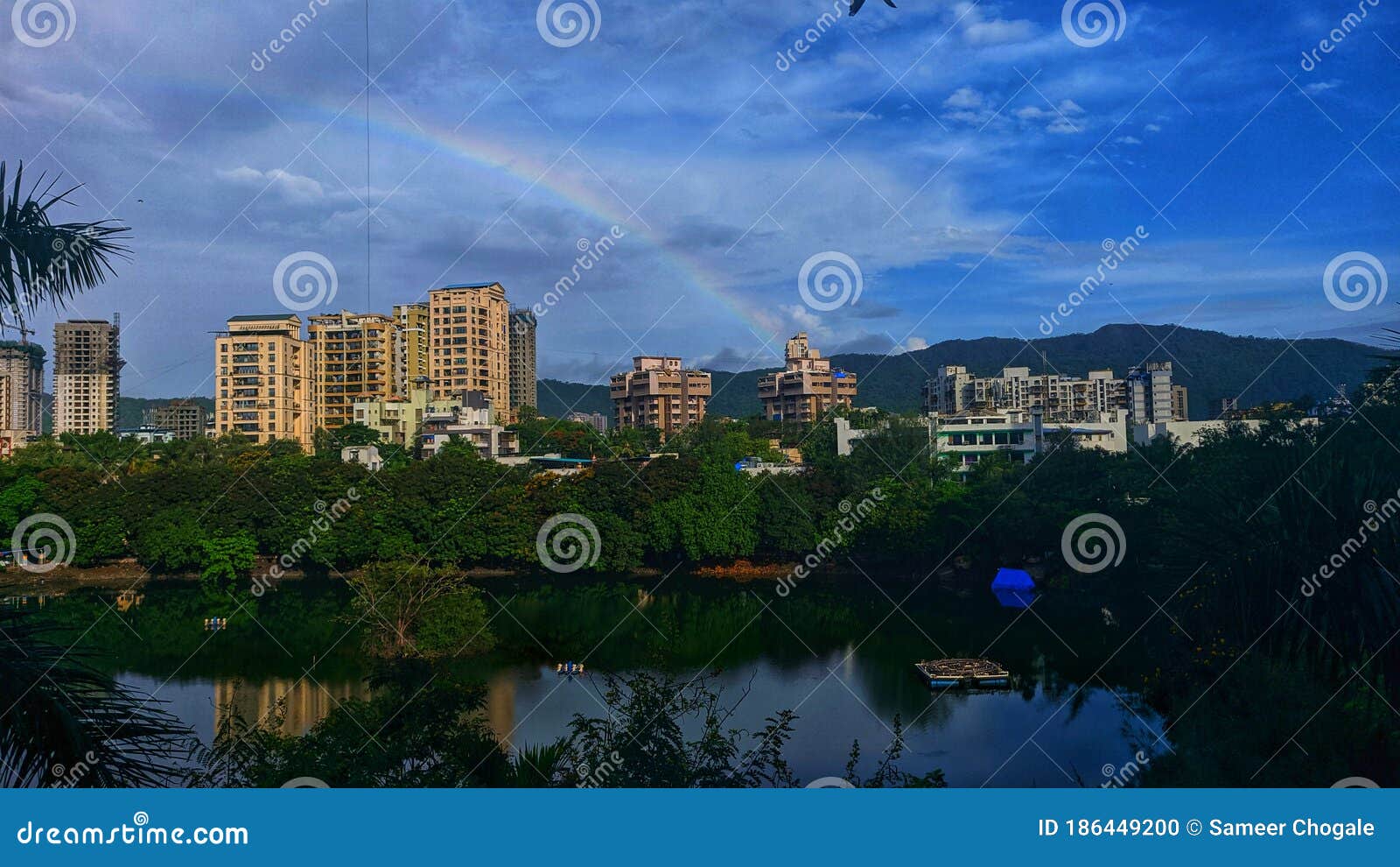Kachrali Lake Thane Rembo in Sky Stock Photo - Image of thane, rembo ...
