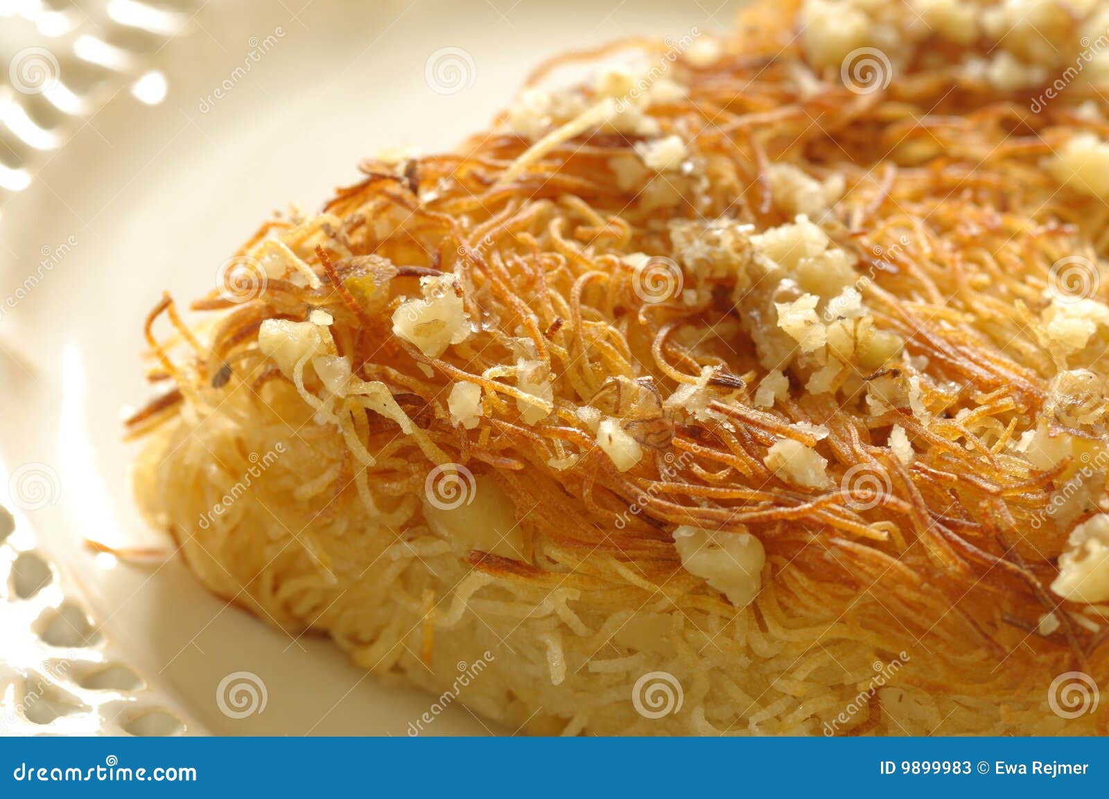 Kadaif stock image. Image of recipe, kataifi, dish, dessert - 9899983