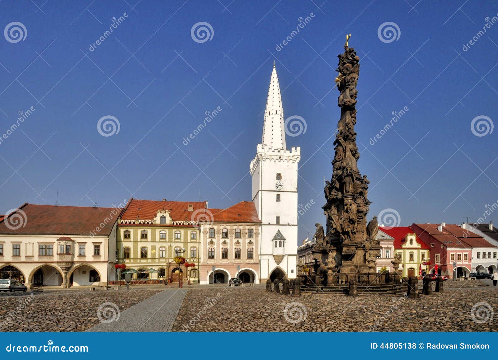 Kadan city stock photo. Image of historic, church, republic - 44805138