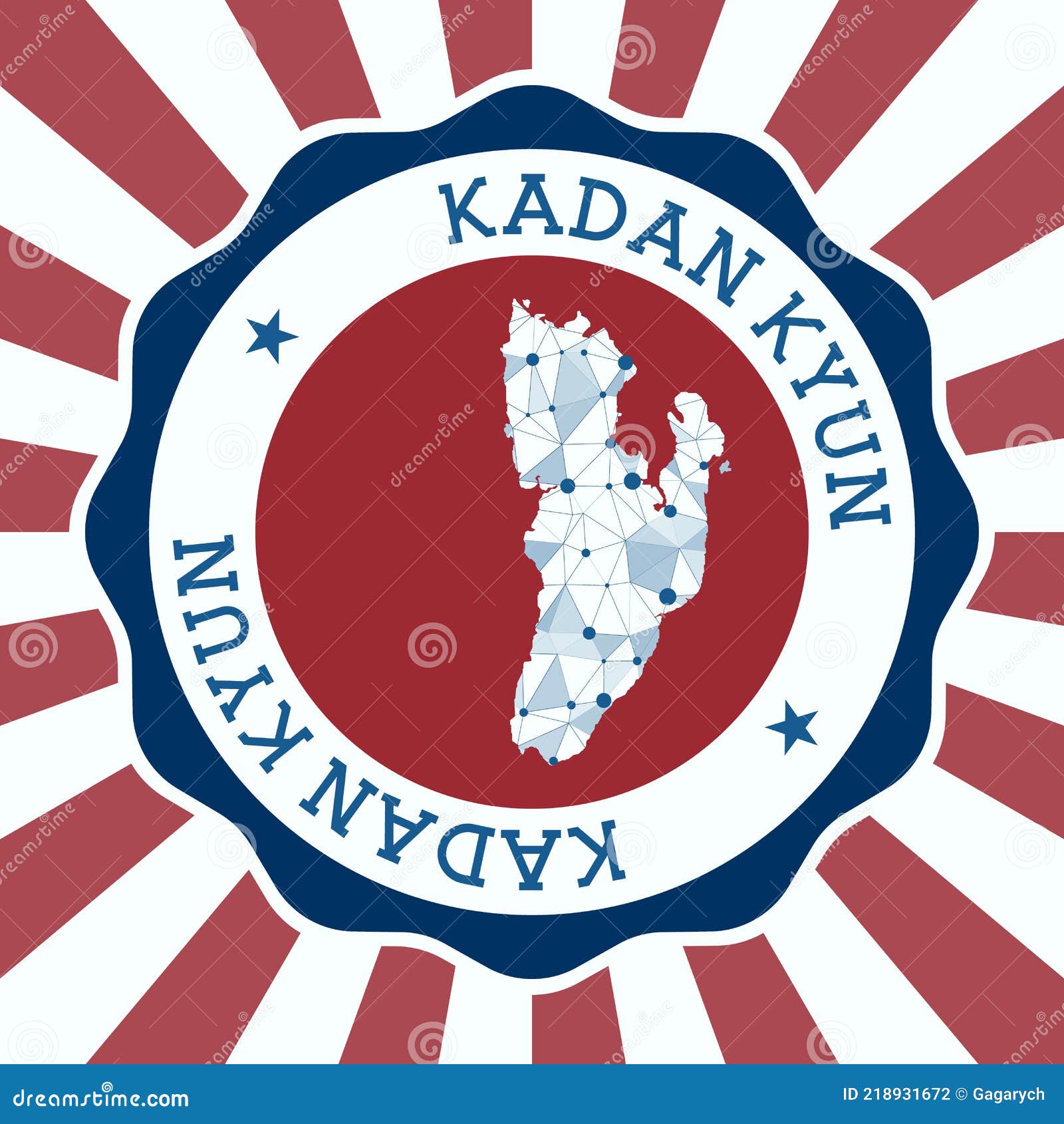 Kadan Kyun Tech Map. Cartoon Vector | CartoonDealer.com #182592281