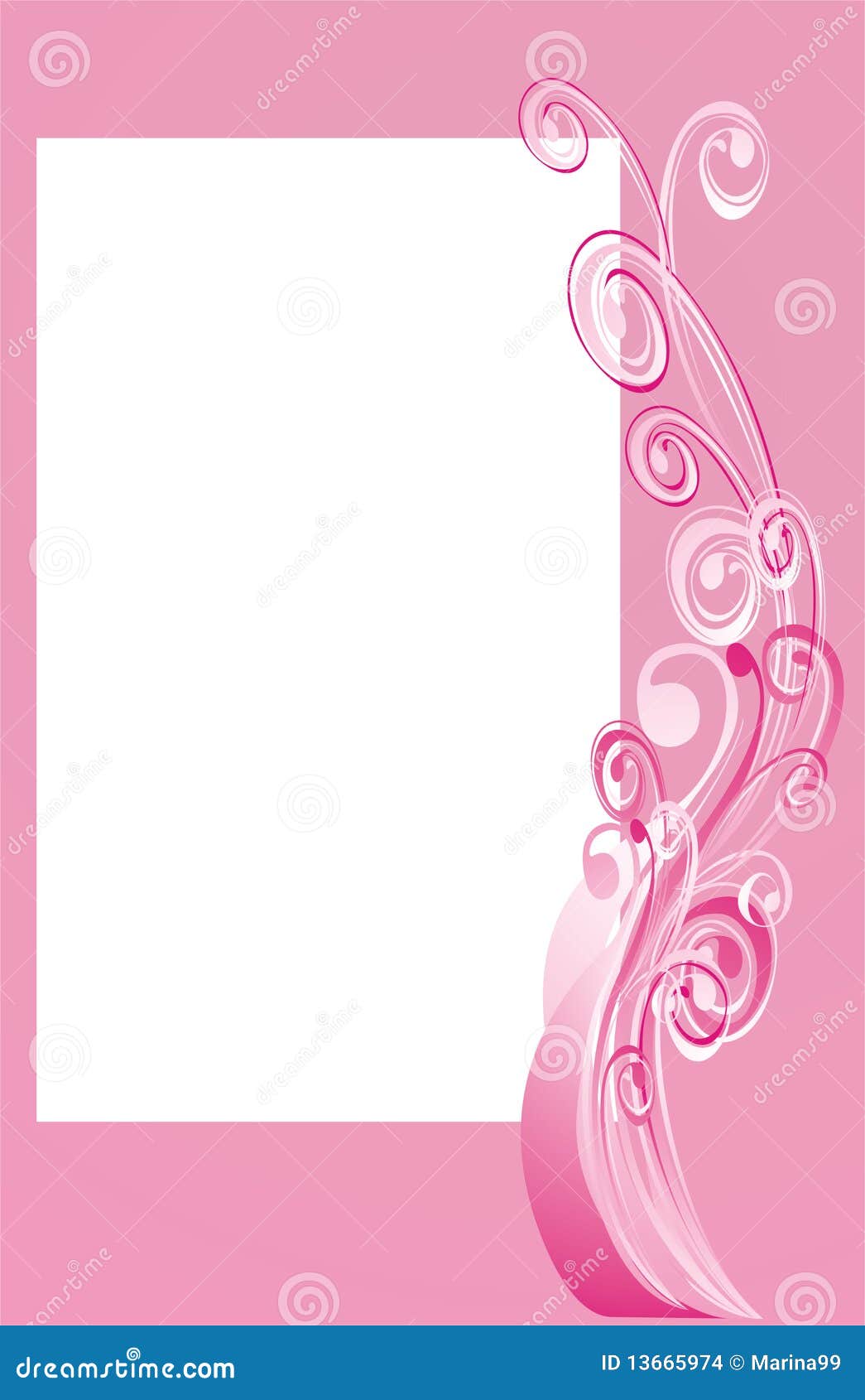 Kader Voor Foto Met Rol, Vector Vector Illustratie - Illustration of ...