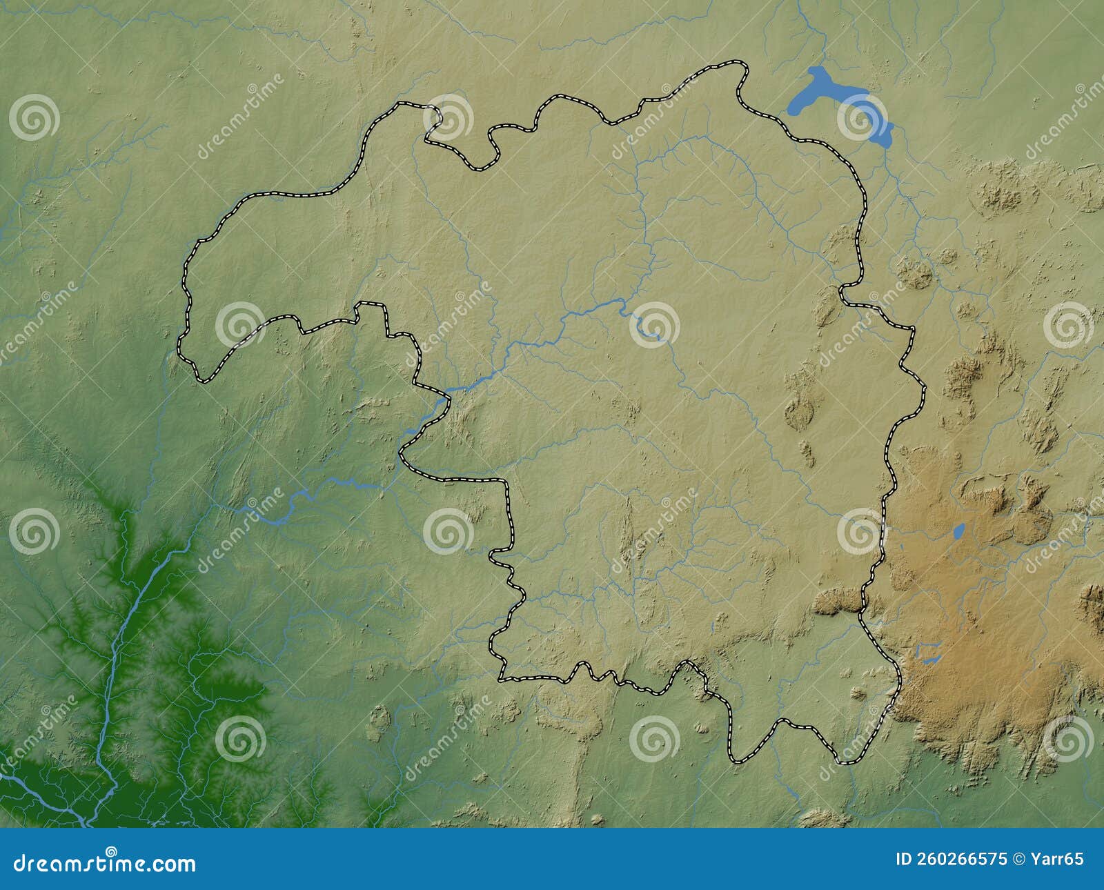 Kaduna, Nigeria. Physical. No Legend Stock Image - Image of abuja ...