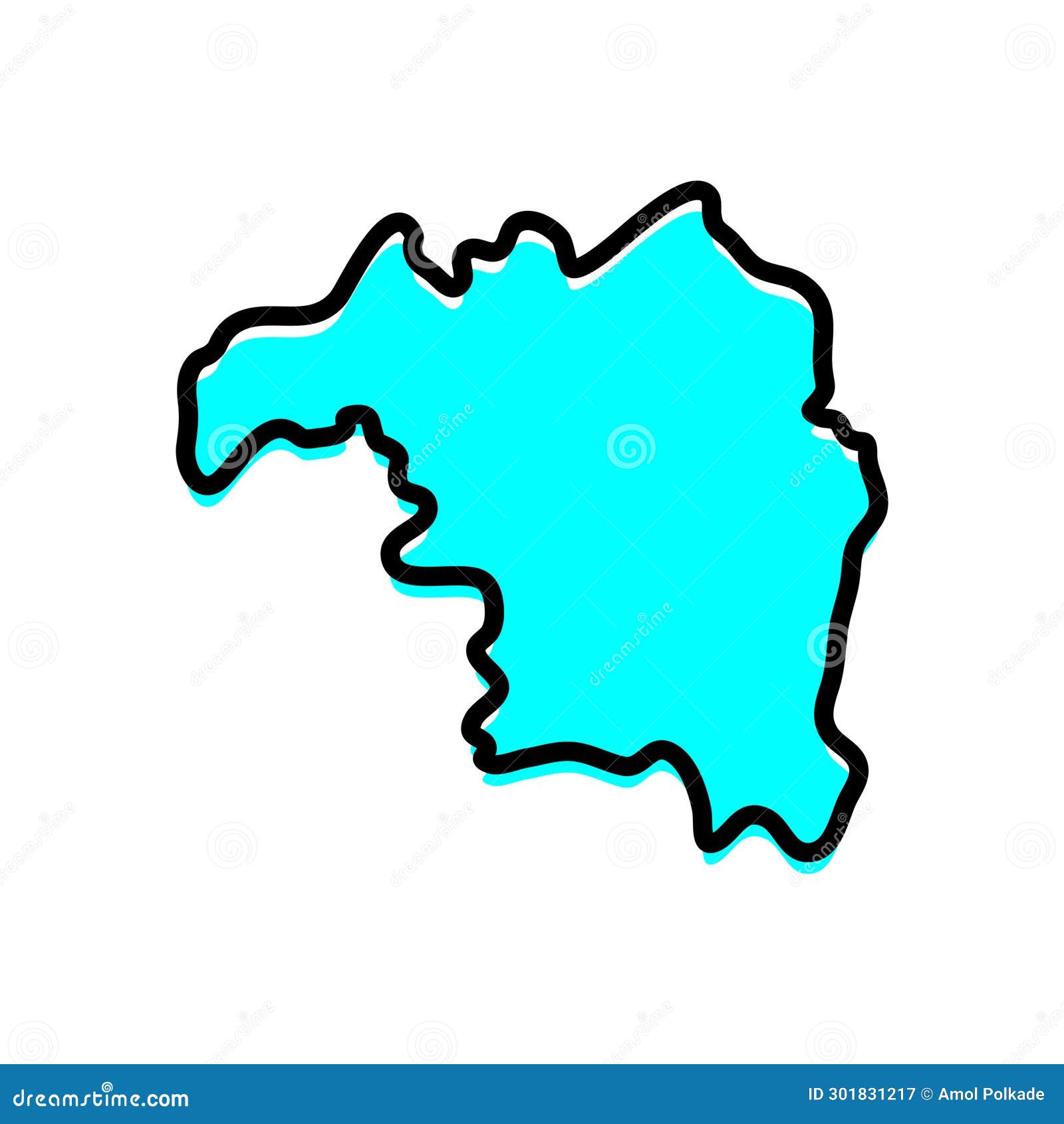 Kaduna State of Nigeria Vector Map Illustration Stock Illustration ...