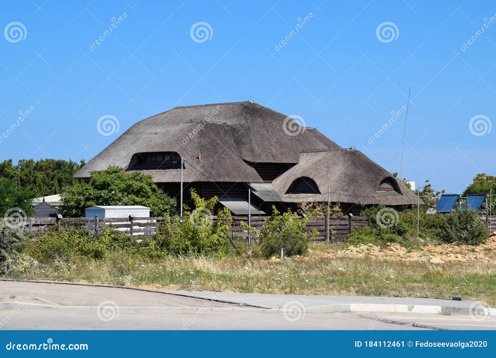 Cane Roof Traditional African Ceiling System Stock Photography ...
