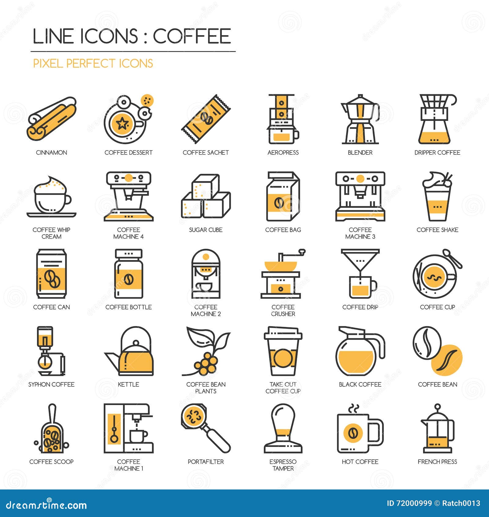 Kaffe Perfekt Symbol För PIXEL Vektor Illustrationer - Illustration av ...