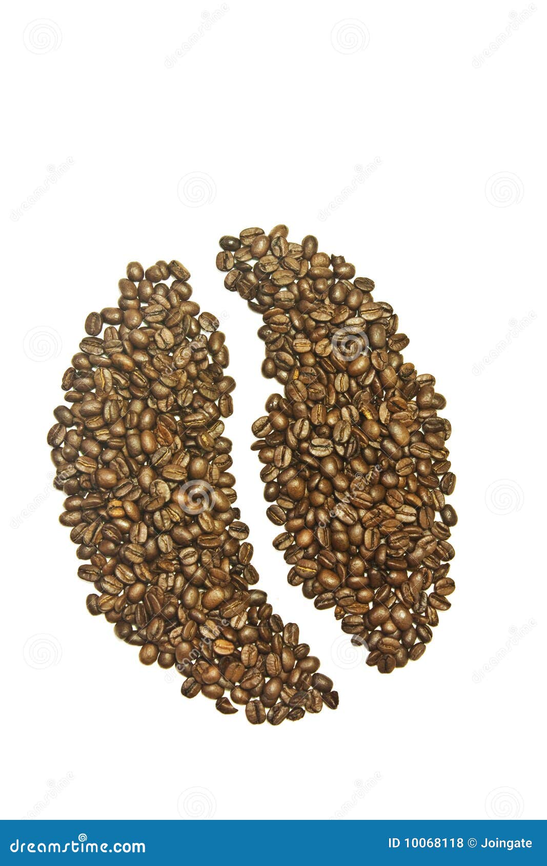 Kaffeebohne stockfoto. Bild von hintergrund, form, kaffee - 10068118