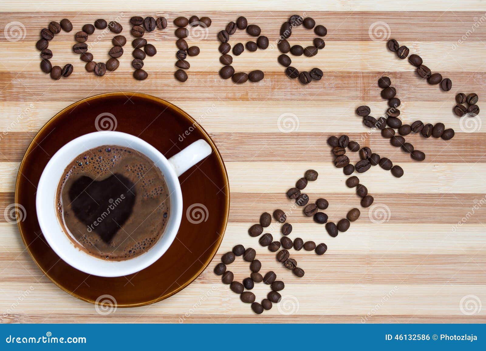 Kaffeepause Mit Tasse Kaffee Stockfoto - Bild von nahrung, braun: 46132586