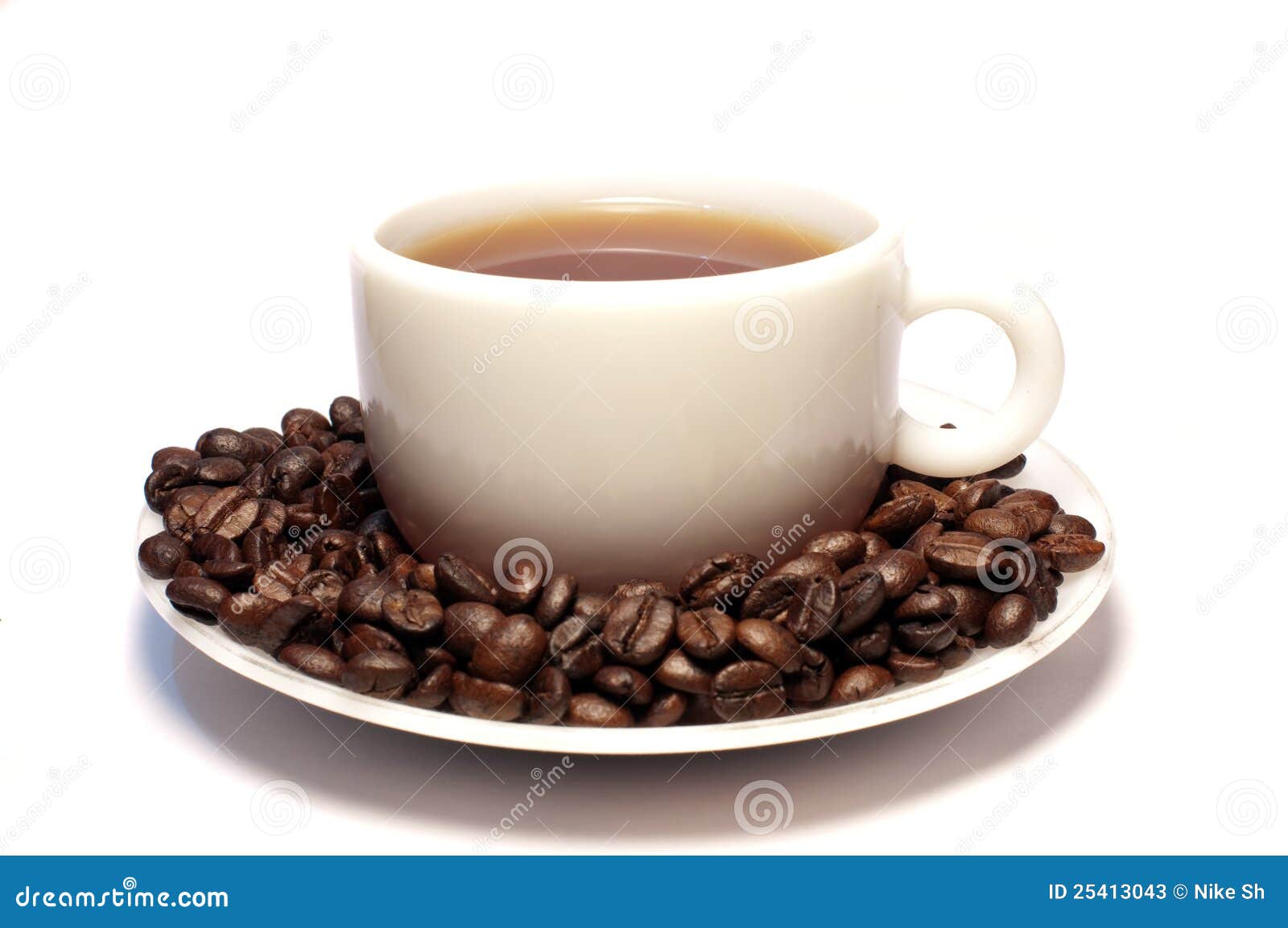 Kaffeetasse stockbild. Bild von braten, sahne, gebraten - 25413043