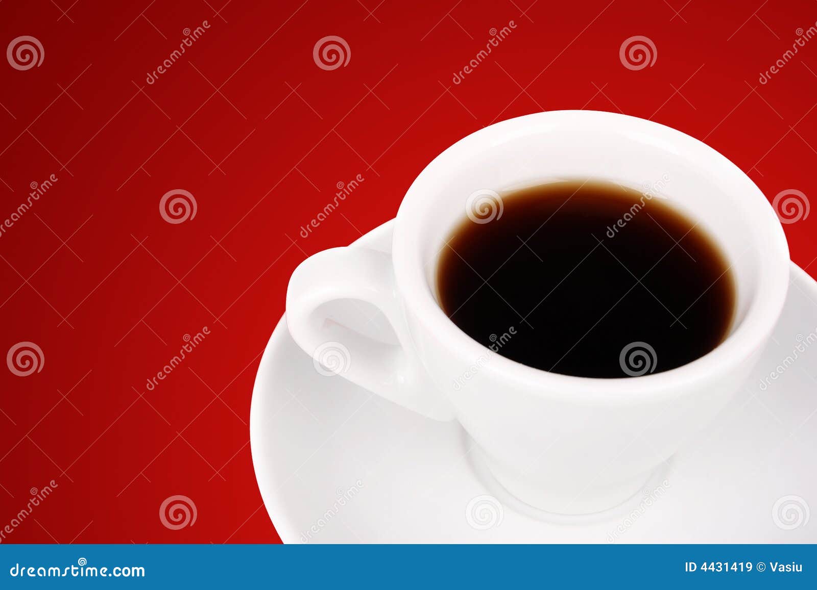 Kaffeetasse stockbild. Bild von mischung, aroma, nahaufnahme - 4431419