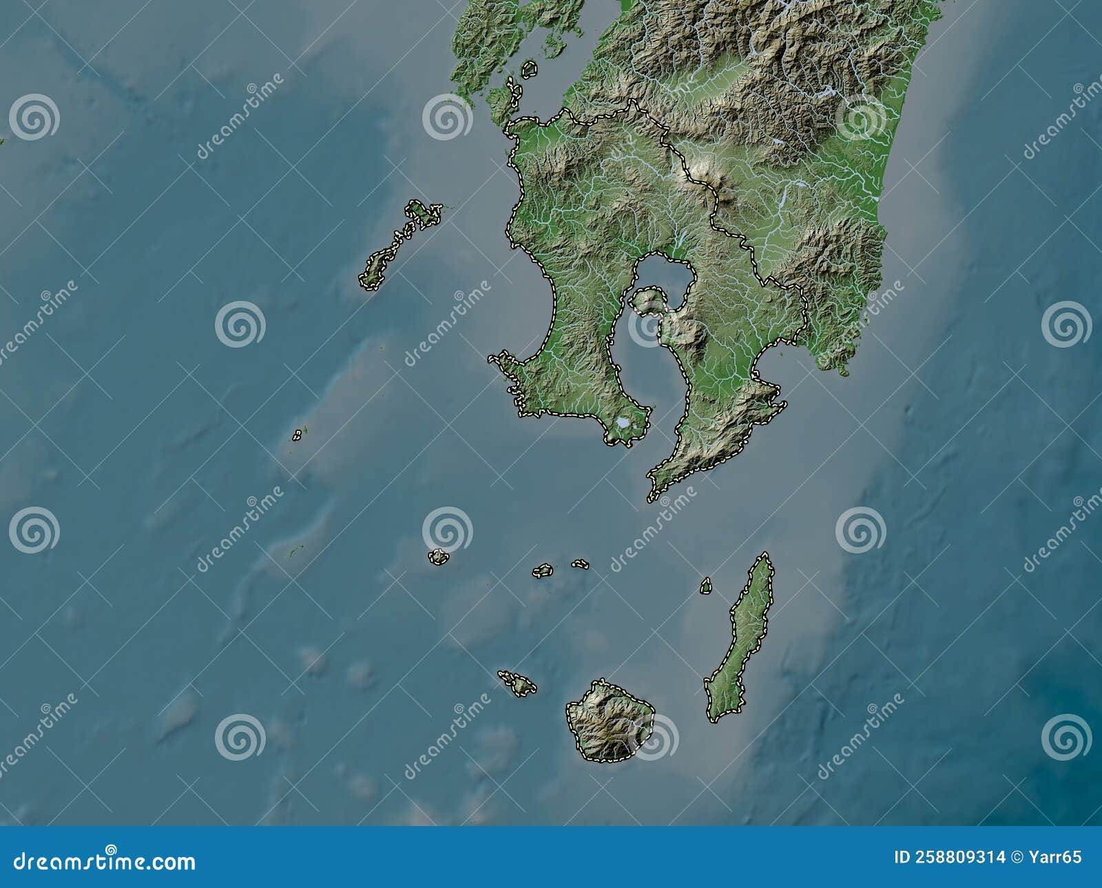 Kagoshima, Japan. Wiki. No Legend Stock Illustration - Illustration of ...