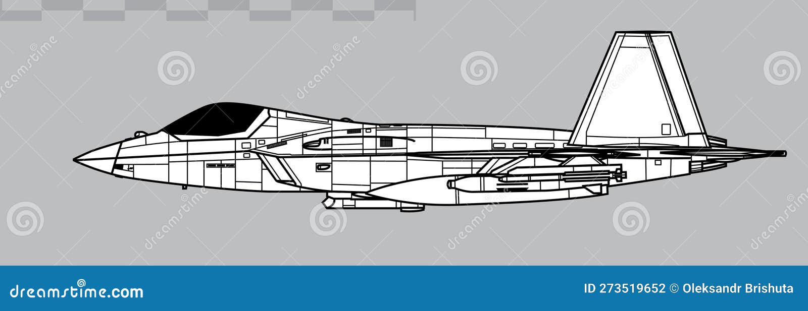 KAI KF-21 Boramae. Vector Drawing of Multirole Stealth Combat Aircraft ...