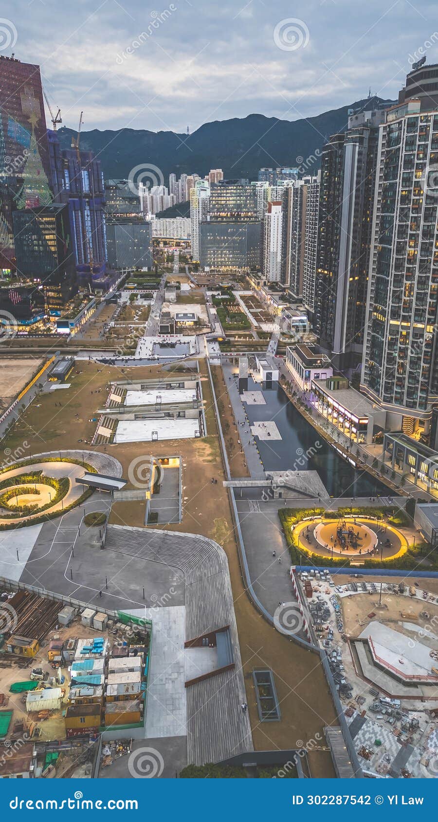 Dec 31 Kai Tak Station Square and Kai Tak Avenue Park Dec 31 2023 Editorial Photography - Image ...