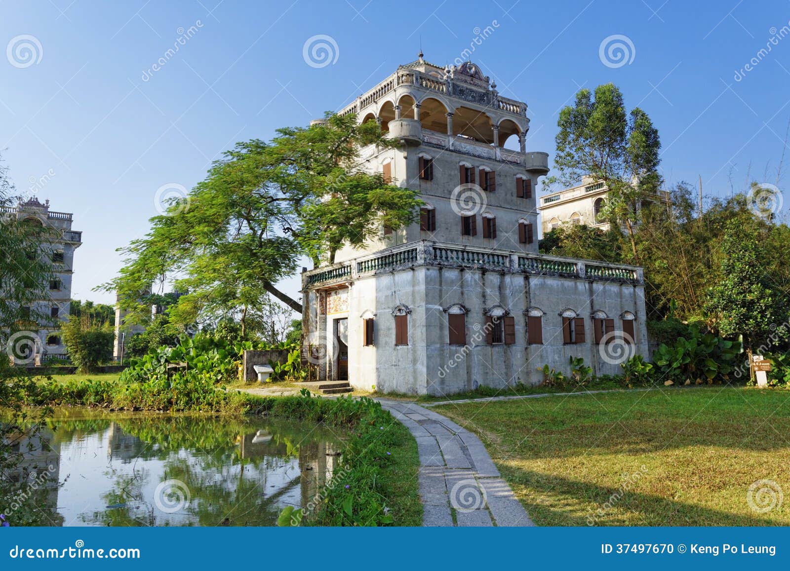 Kaiping Diaolou and Villages Stock Photo - Image of asia, culture: 37497670