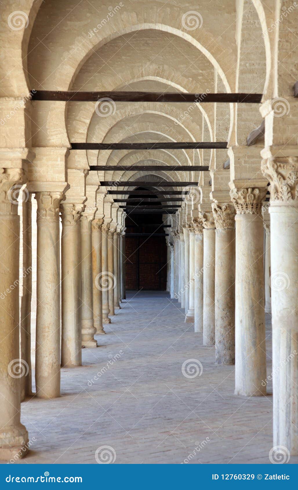 Kairouan mosque stock image. Image of great, islam, vacation - 12760329