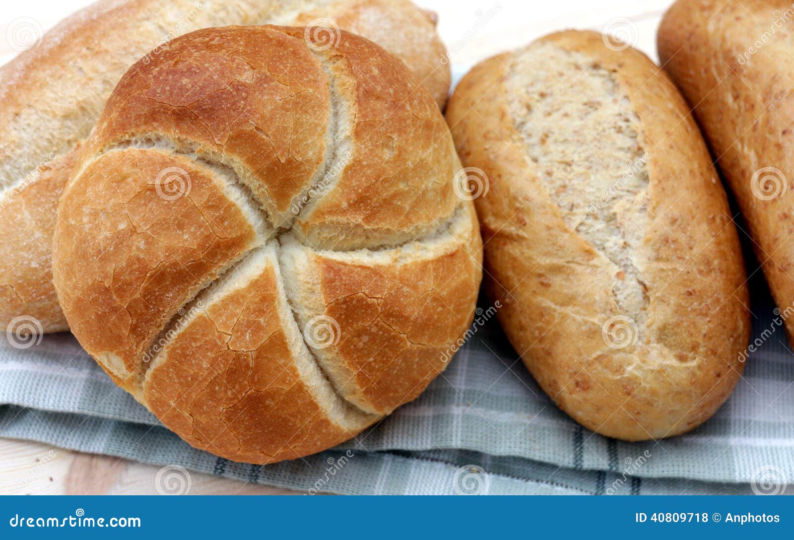 Kaiser bread stock photo. Image of meal, crack, pastry - 40809718