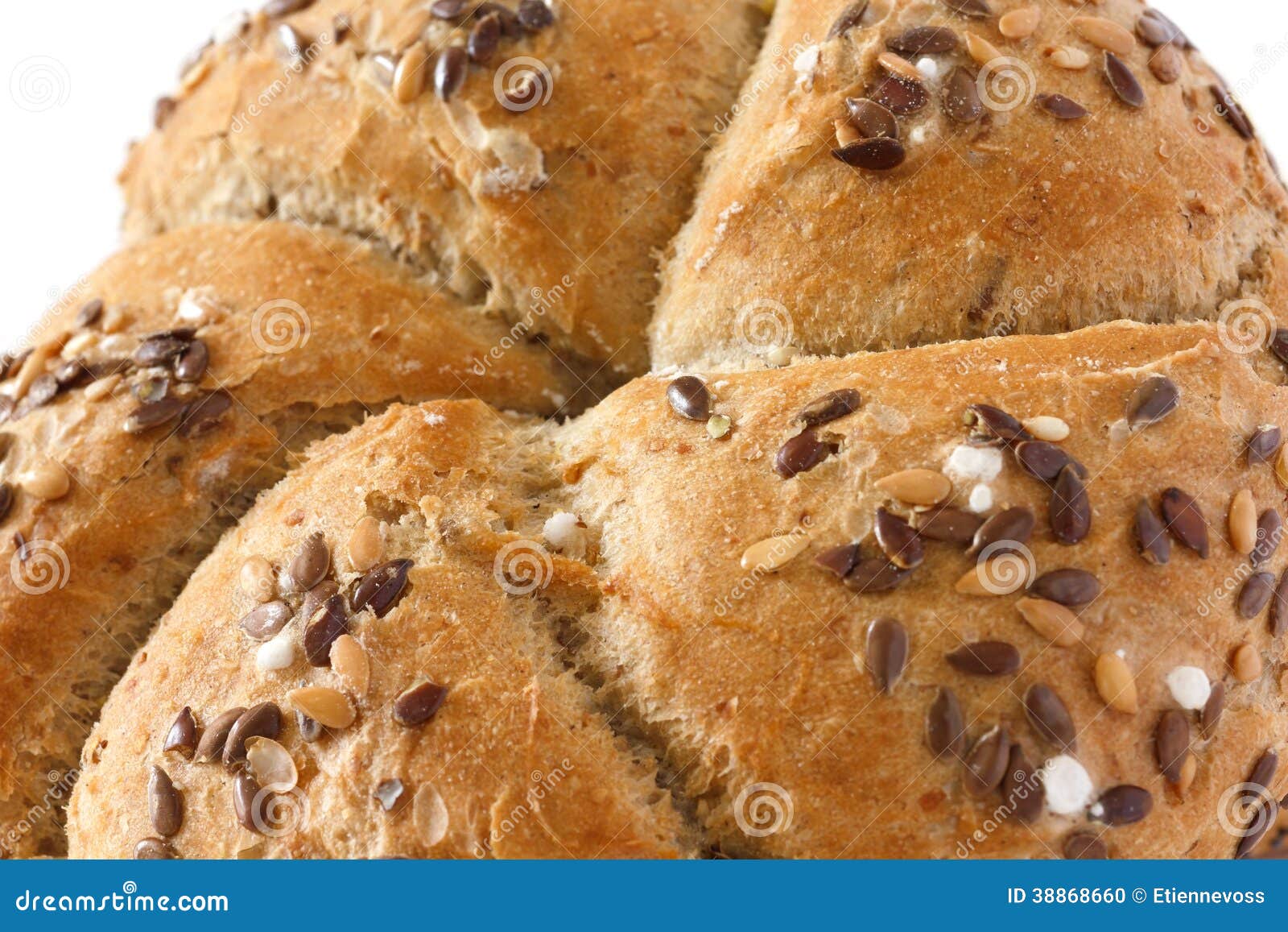 Kaiser bread roll stock photo. Image of abstract, brown - 38868660