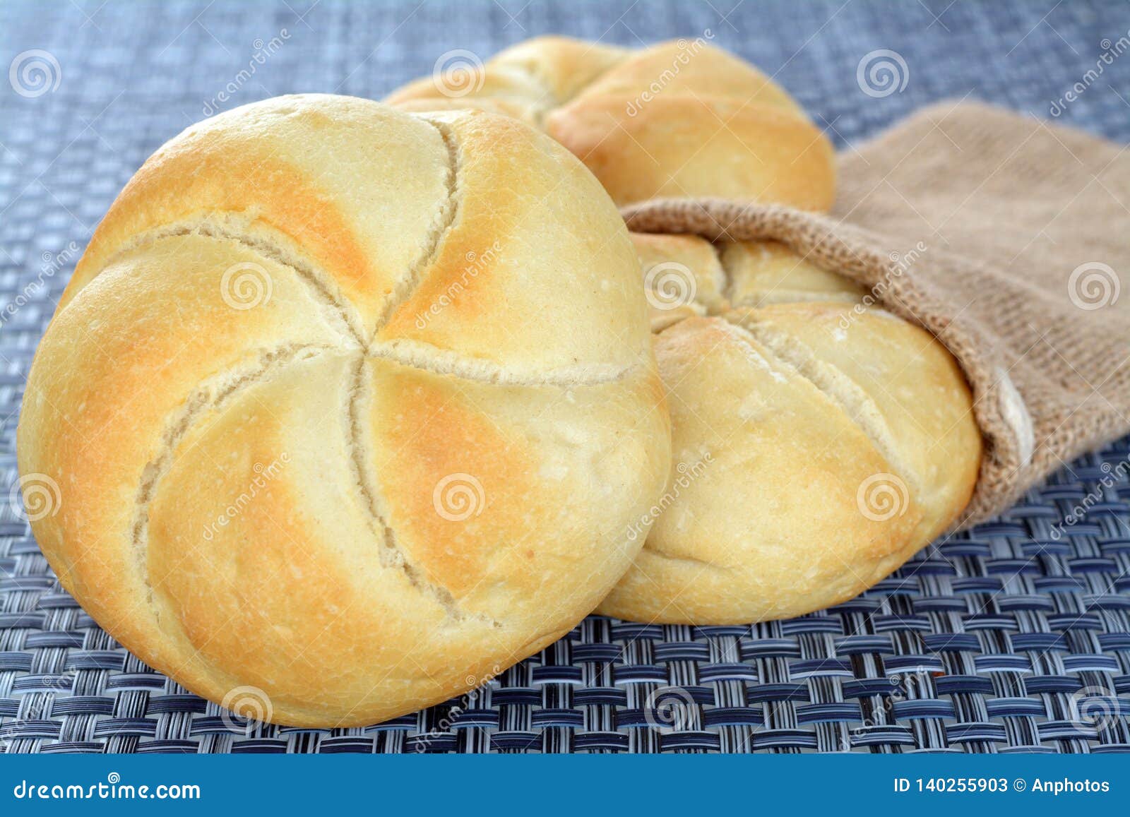 Kaiser bread stock image. Image of table, kaiser, healthy - 140255903