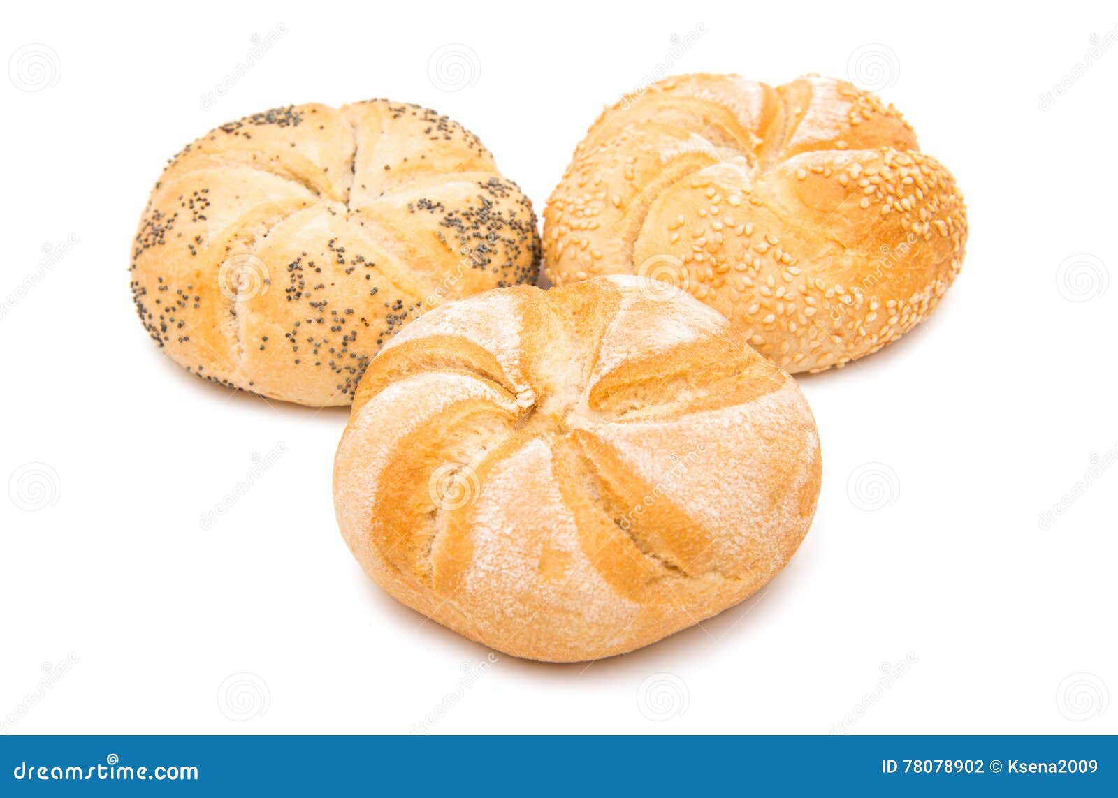 Kaiser bun stock photo. Image of crusty, meal, delicious - 78078902