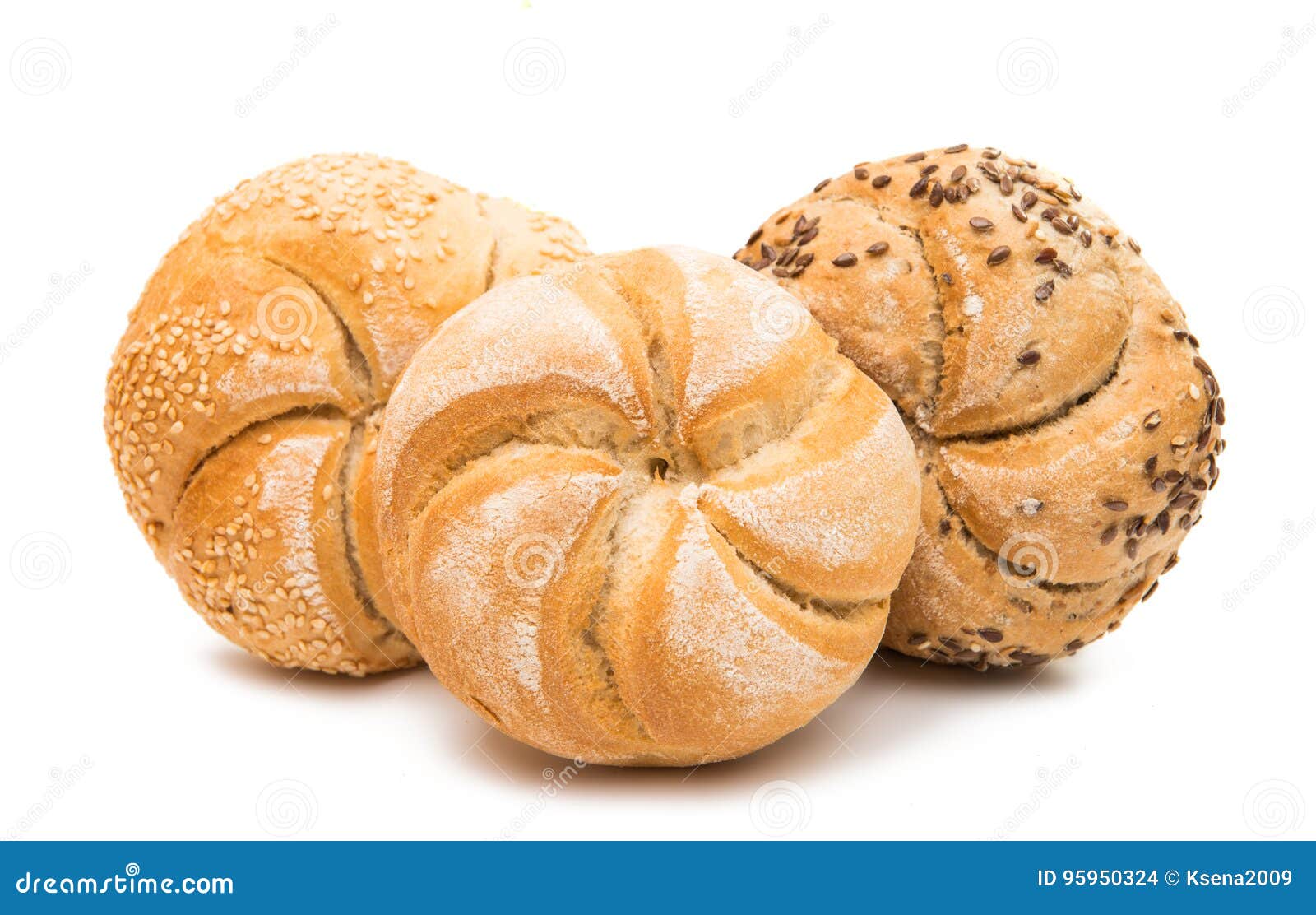 Kaiser bun stock photo. Image of surface, tasty, bread - 95950324