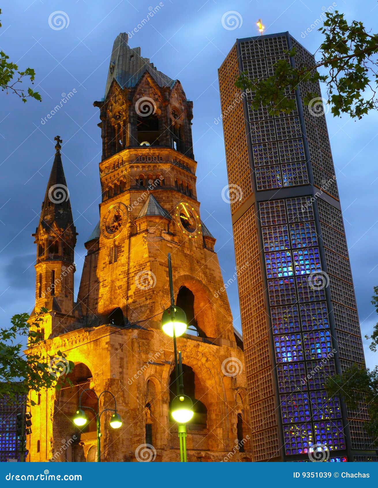 Kaiser William Memorial Church Stock Image - Image of outdoors, kaiser ...