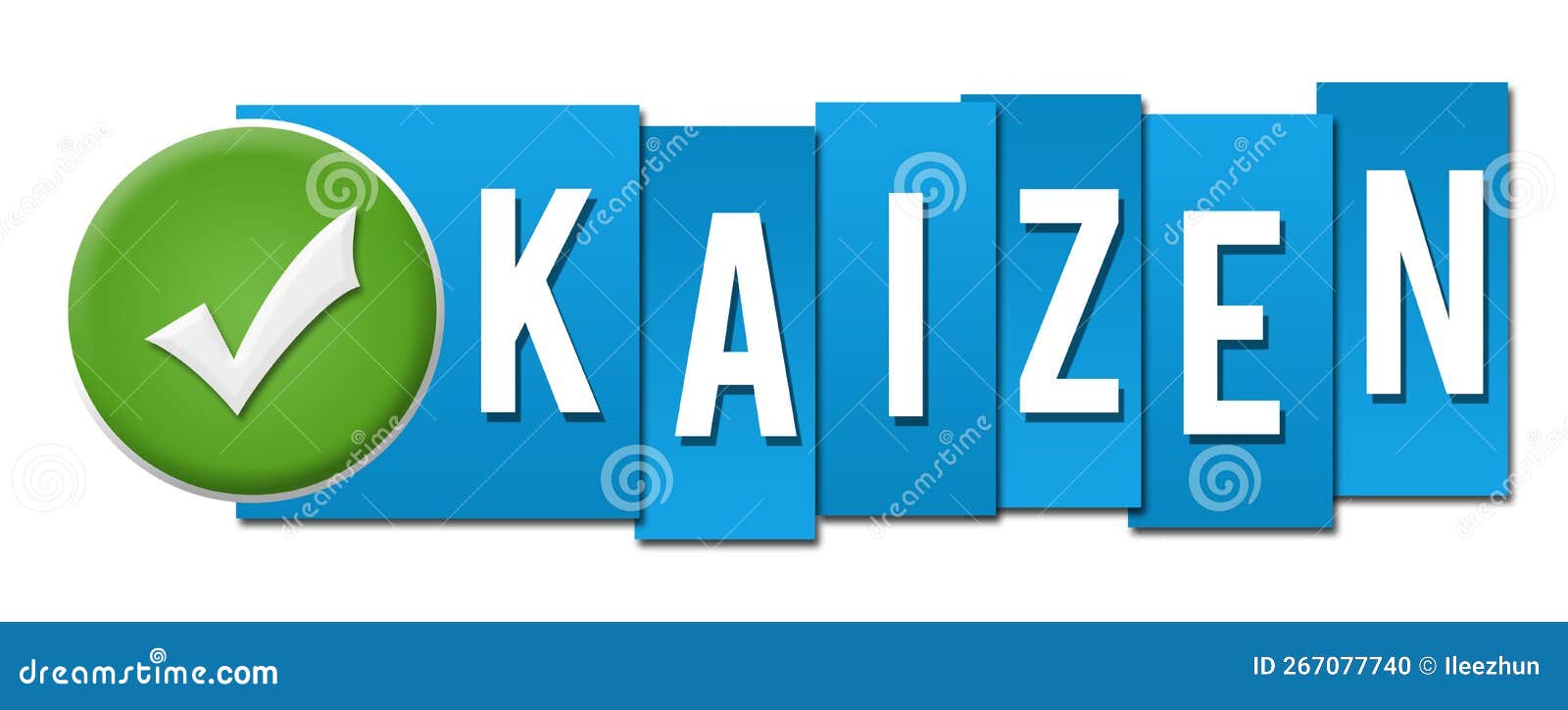 Kaizen Blue Blocks Stock Photo | CartoonDealer.com #274190820