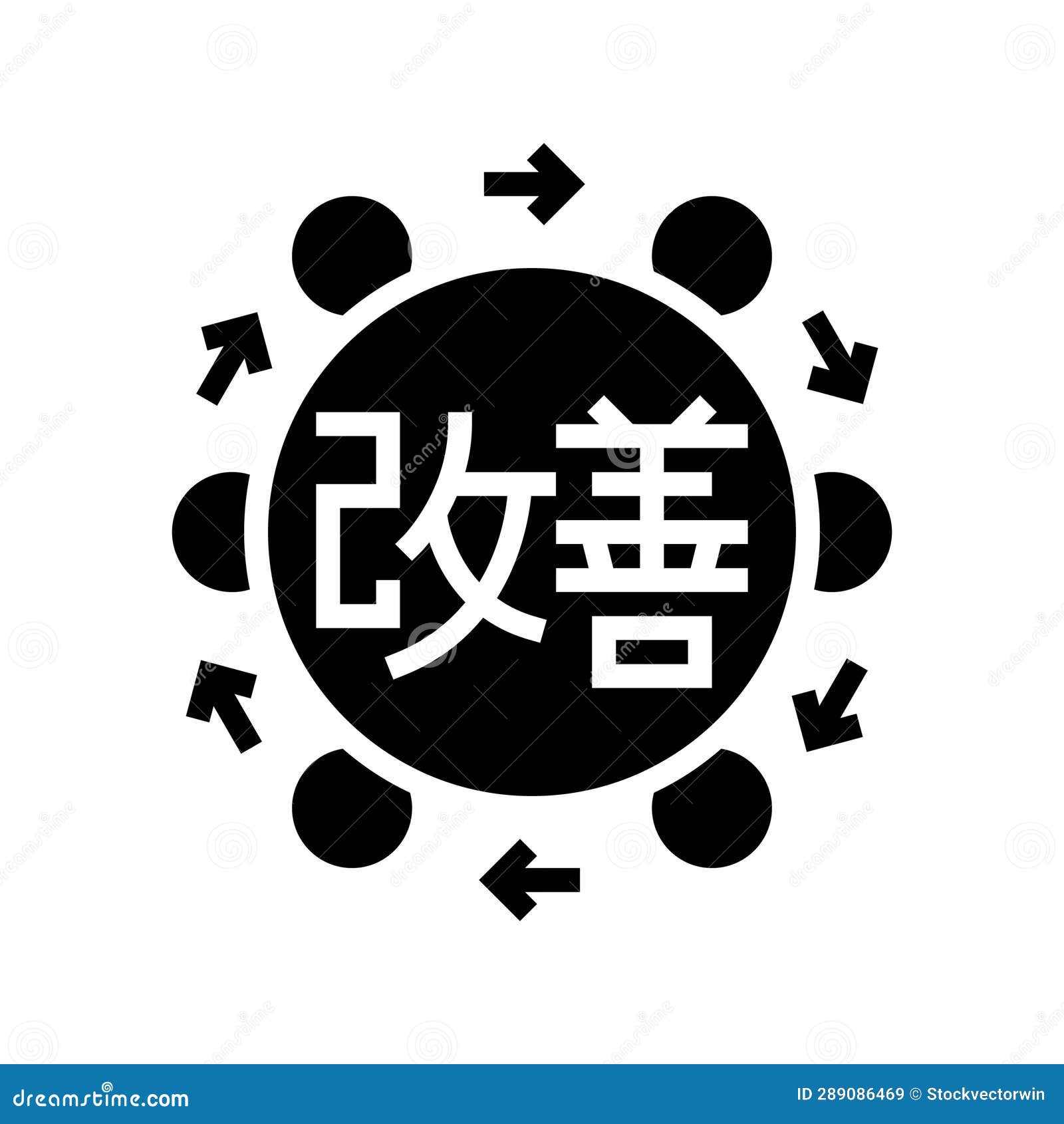Kaizen Manufacturing Engineer Glyph Icon Vector Illustration Stock ... Kaizen Manufacturing Engineer Glyph Icon Vector Illustration Stock ...