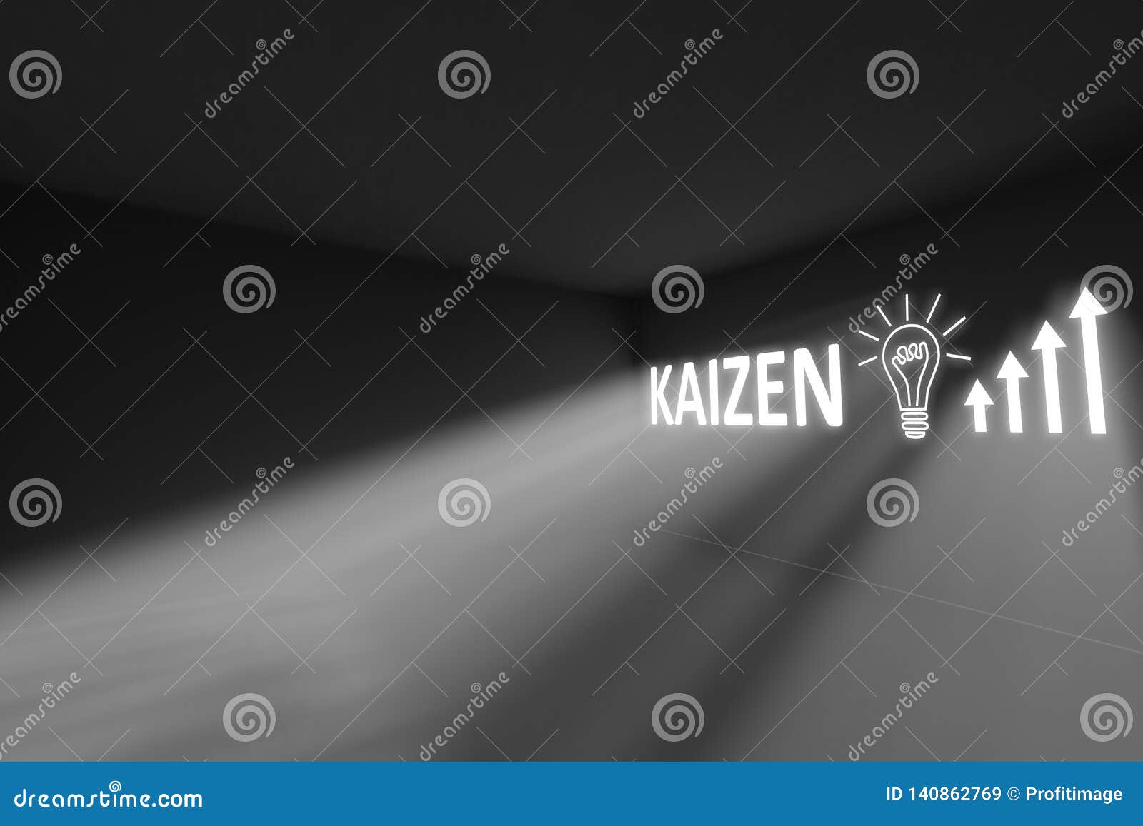 KAIZEN Concept Scoreboard Blurred Background Stock Illustration ... KAIZEN Concept Scoreboard Blurred Background Stock Illustration ...