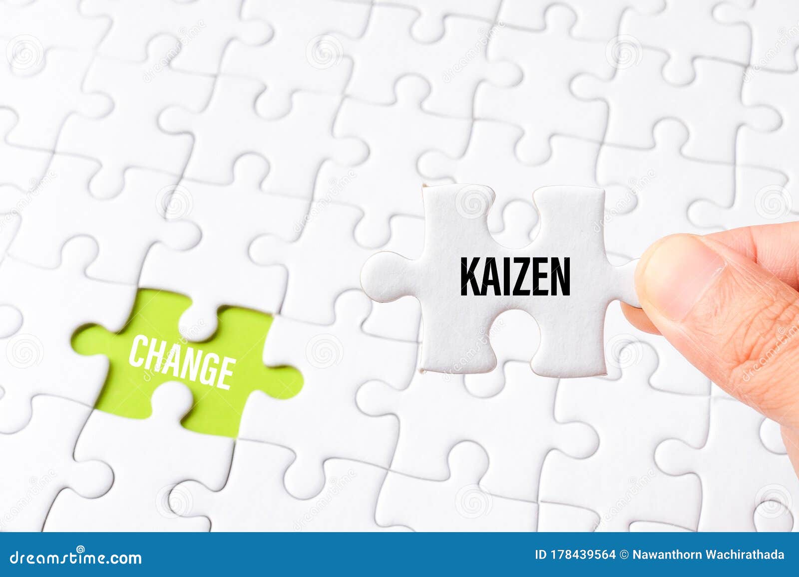 Kaizen Word Written On Wood Block. Kaizen Text On Table, Concept ...