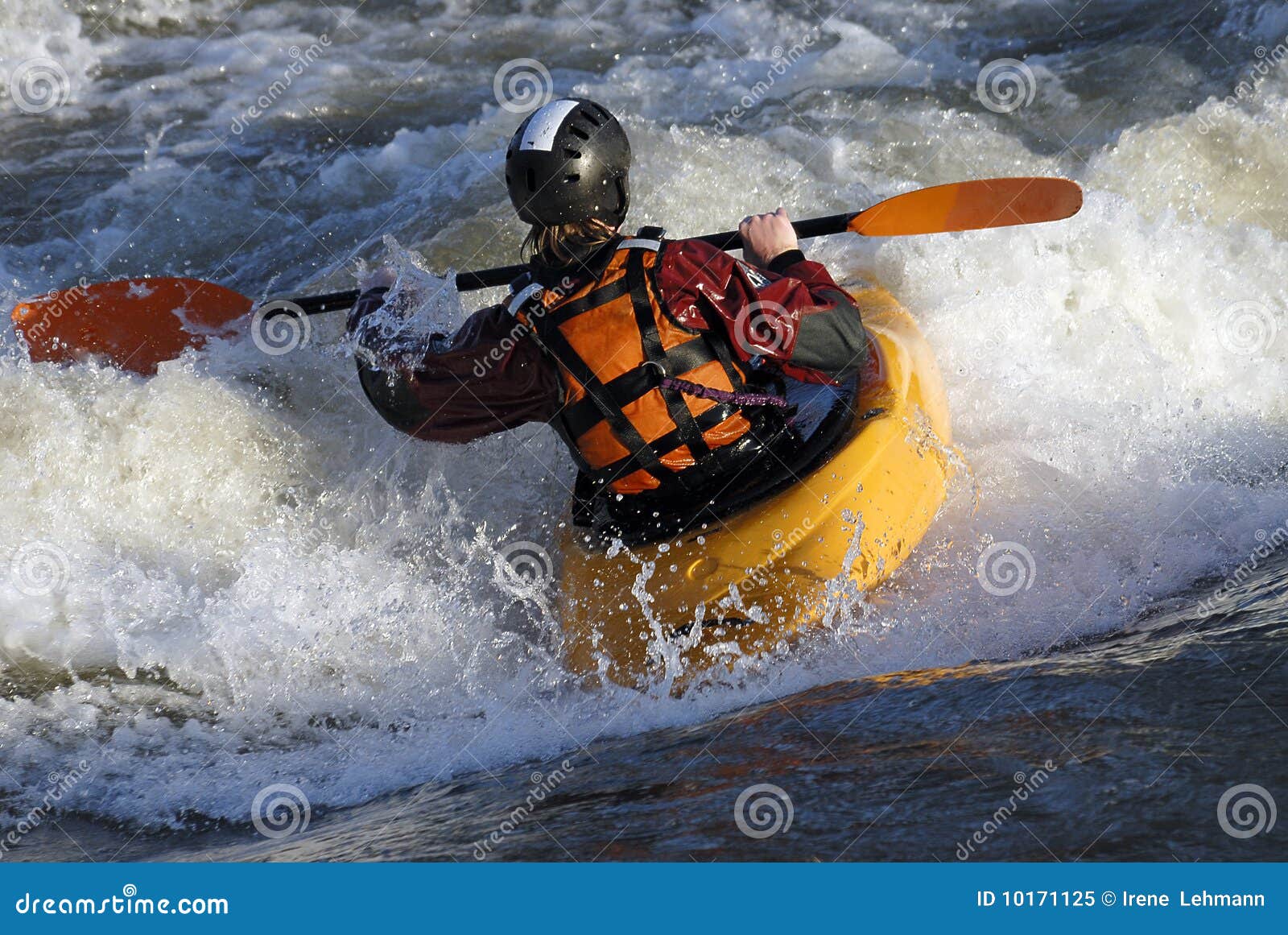 Kajaking stock image. Image of skill, kayak, extreme - 10171125