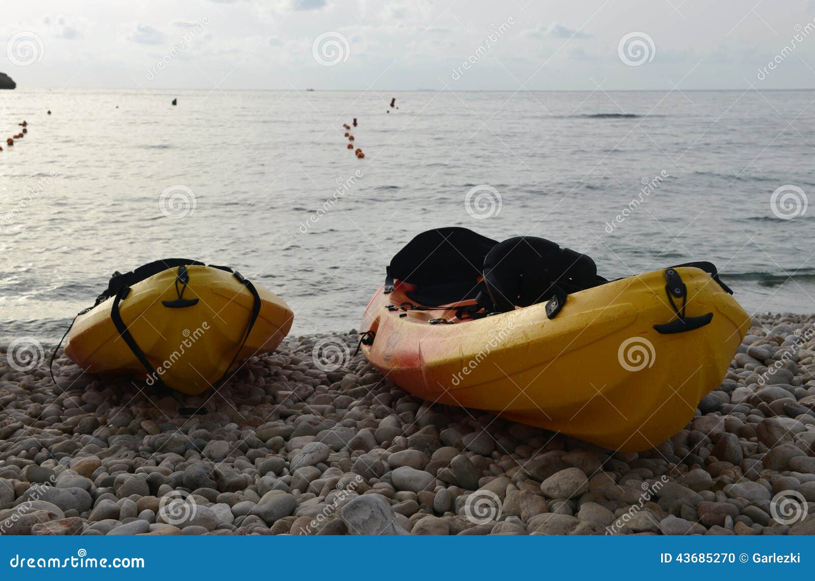 Kajaks On The Beach Stock Photography | CartoonDealer.com #43685270