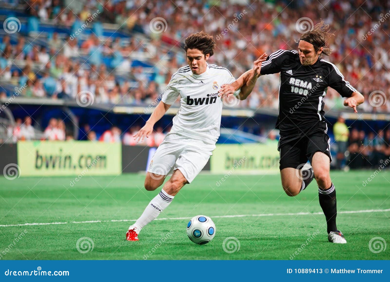 Kaka editorial stock photo. Image of real, spain, dribble - 10889413