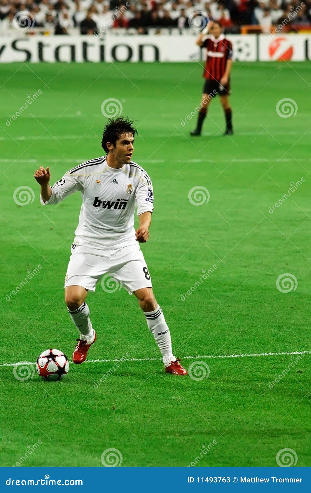 Kaka with the Ball editorial stock photo. Image of league - 11493763