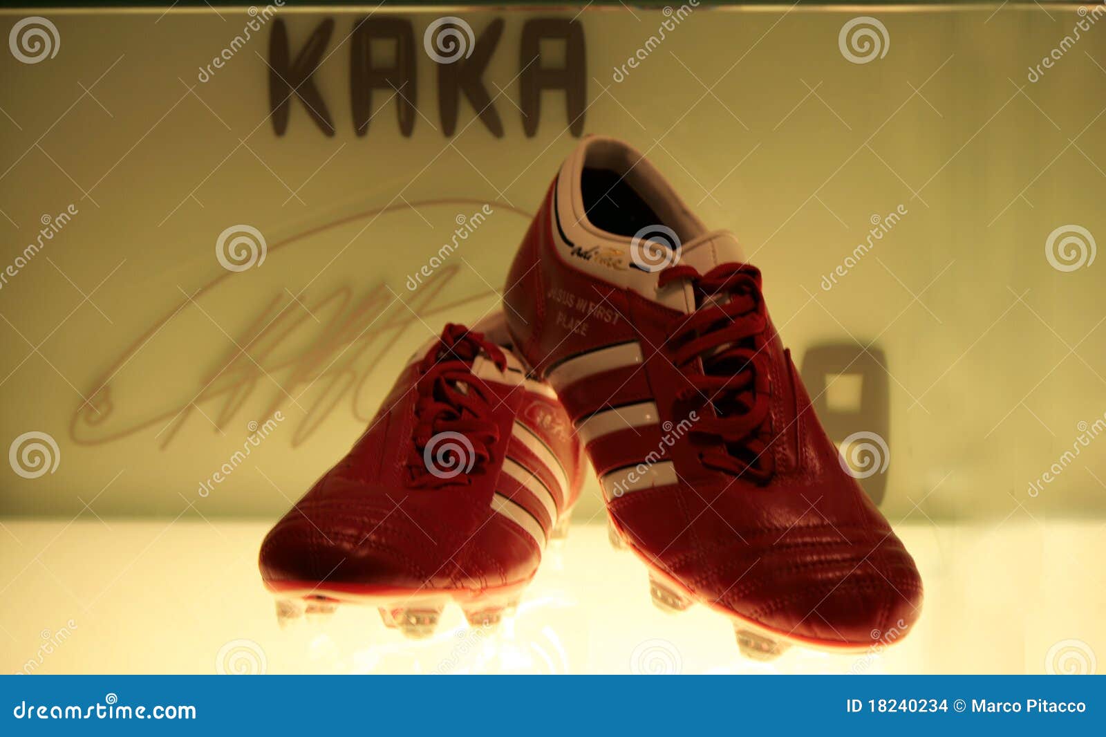 Kaka s shoes editorial stock image. Image of league, europe - 18240234
