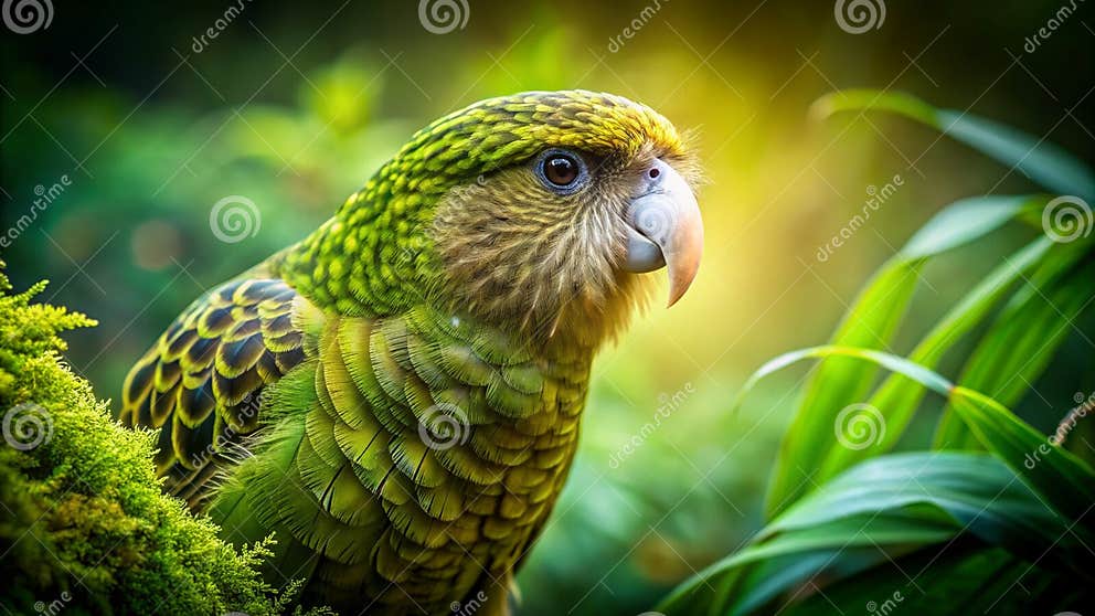 Kakapo Parrot In It S Natural Habitat High Resolution Files National