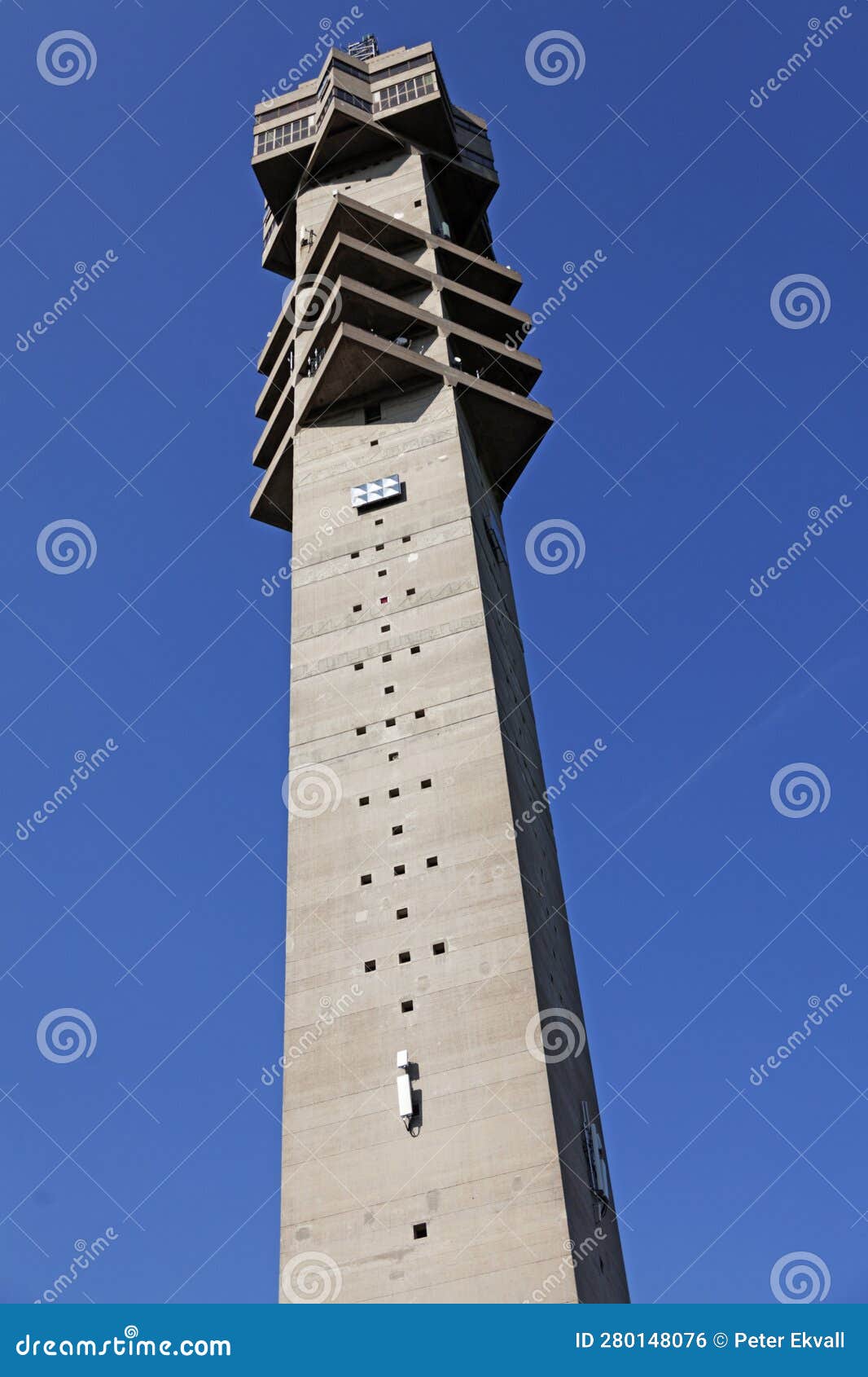 The Kaknas Tower Kaknastornet TV Tower With The Teracom Broadcasting ...