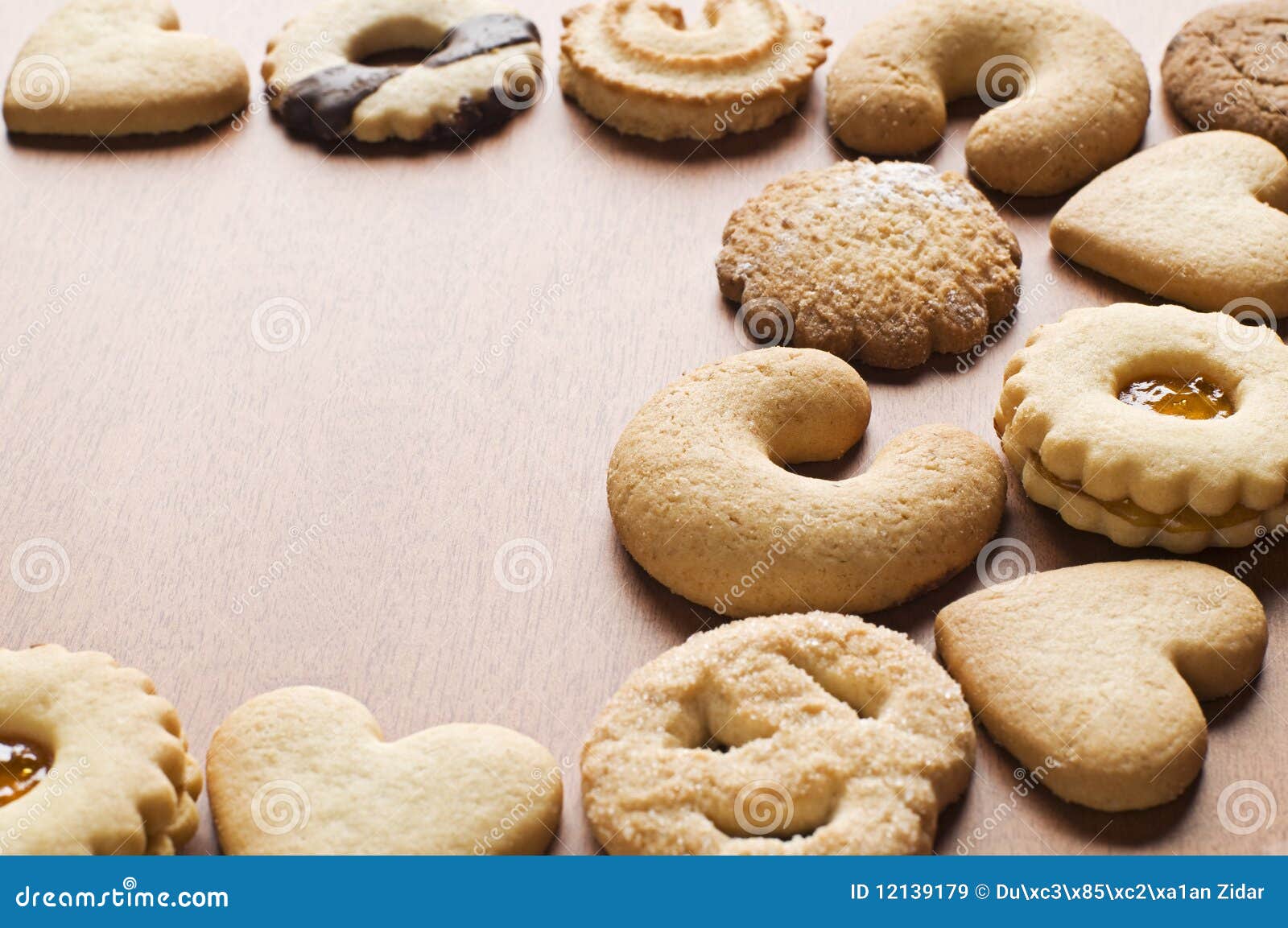 Kakor fotografering för bildbyråer. Bild av godisar, marmelad - 12139179