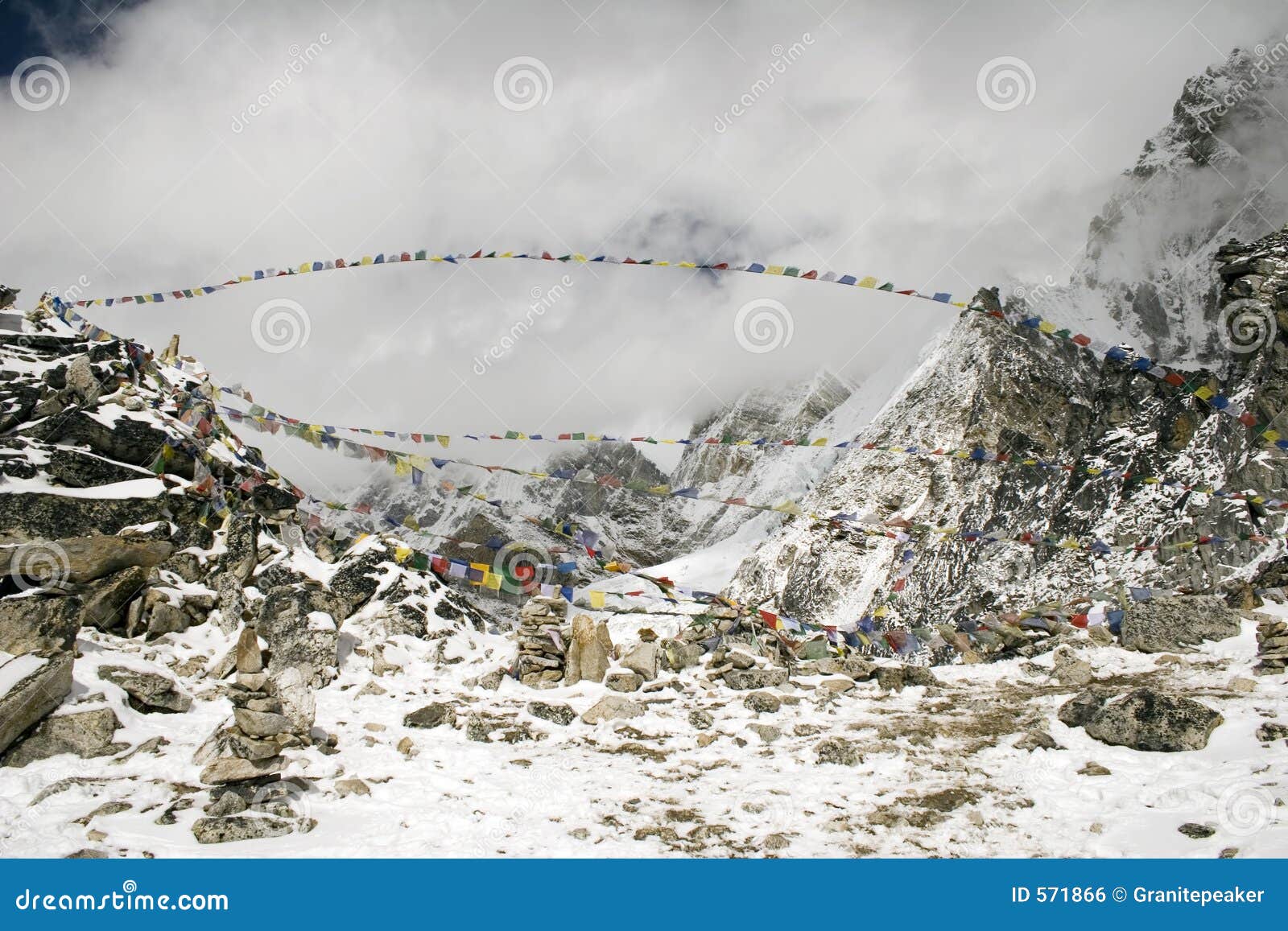 Kala Patthar - il Nepal fotografia stock. Immagine di tibet - 571866