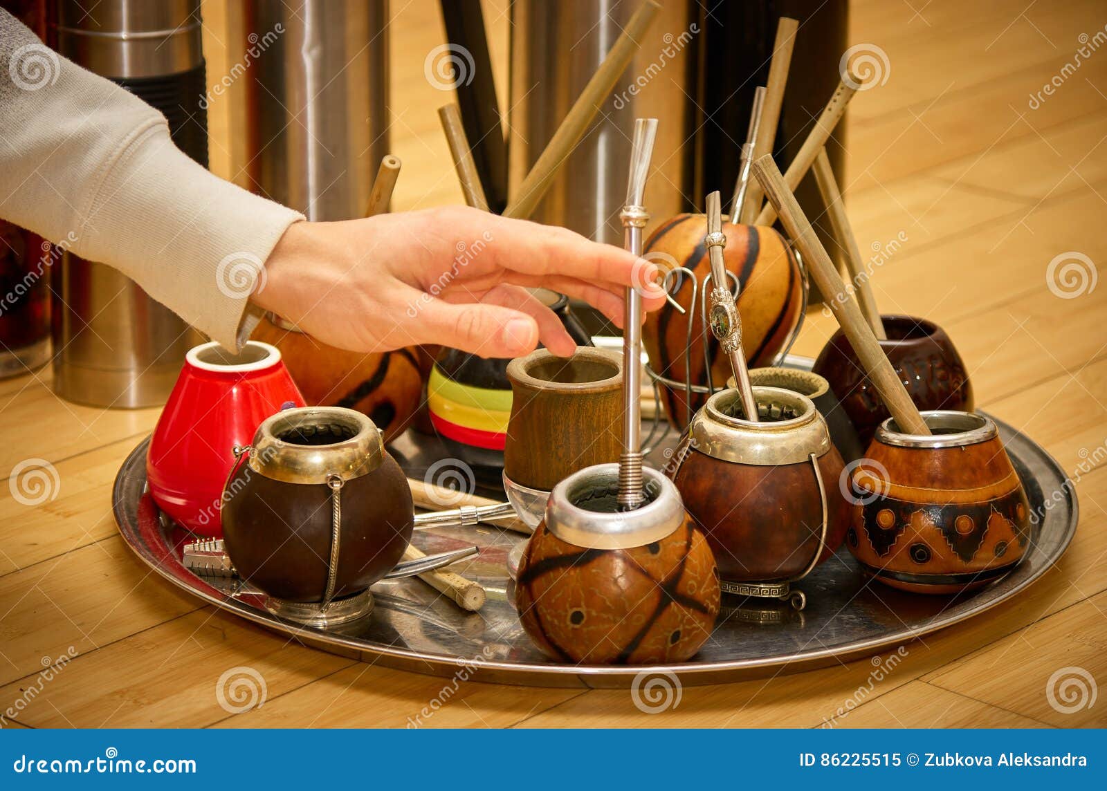 Kalabas in hands stock image. Image of green, leaf, herb - 86225515