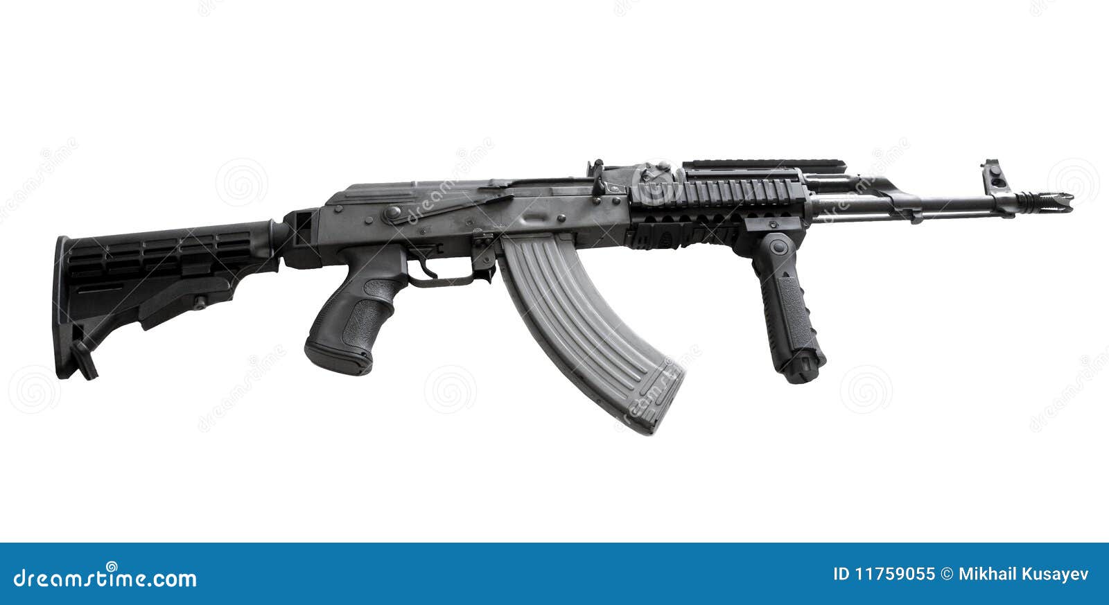 Kalachnikov AK-47 image stock. Image du armée, fusillez - 11759055