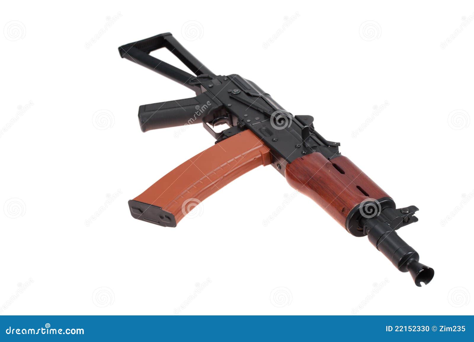 Kalachnikov aks74u photo stock. Image du russie, chargé - 22152330