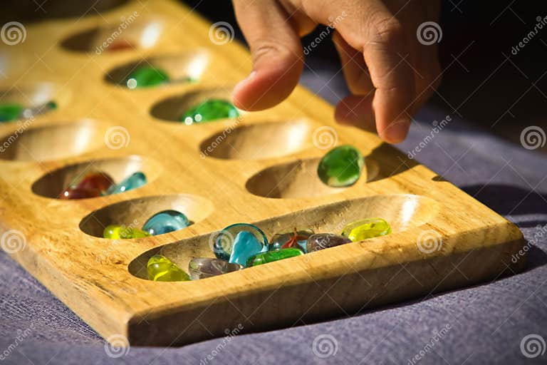 Kalaha Board Game stock image. Image of strategy, game - 19873215